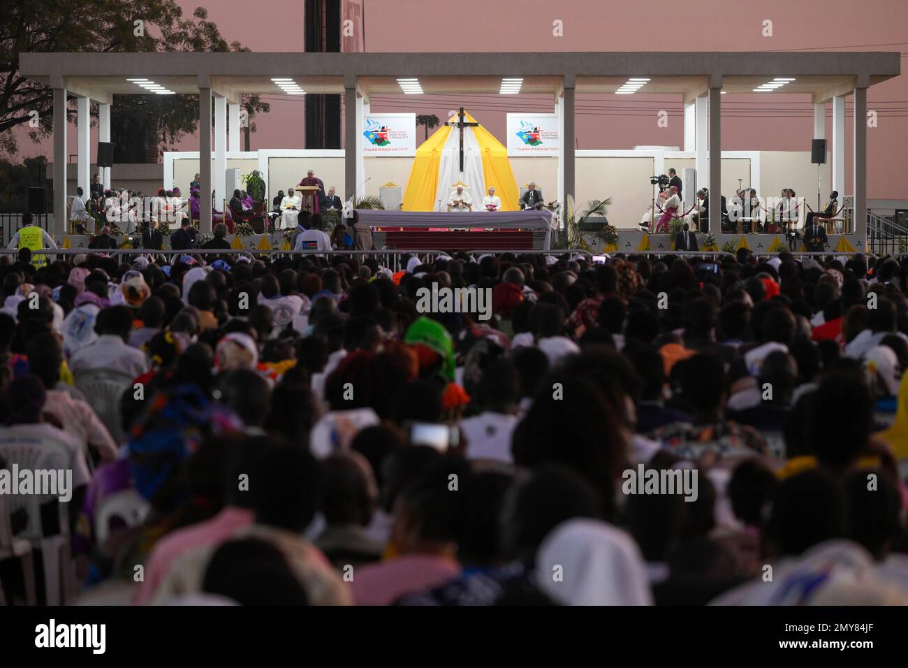 Juba, South Sudan. 04th Feb, 2023. South Sudan, Juba, 2023/2/4. Pope ...