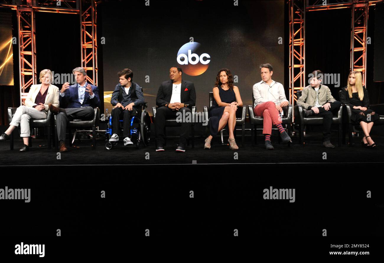 Director Christine Gernon, from left, writer/producer Scott Silveri ...