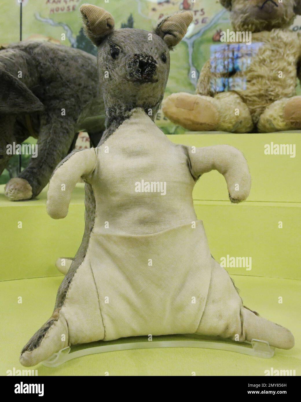 The restored Kanga character is displayed at the main branch of the New ...