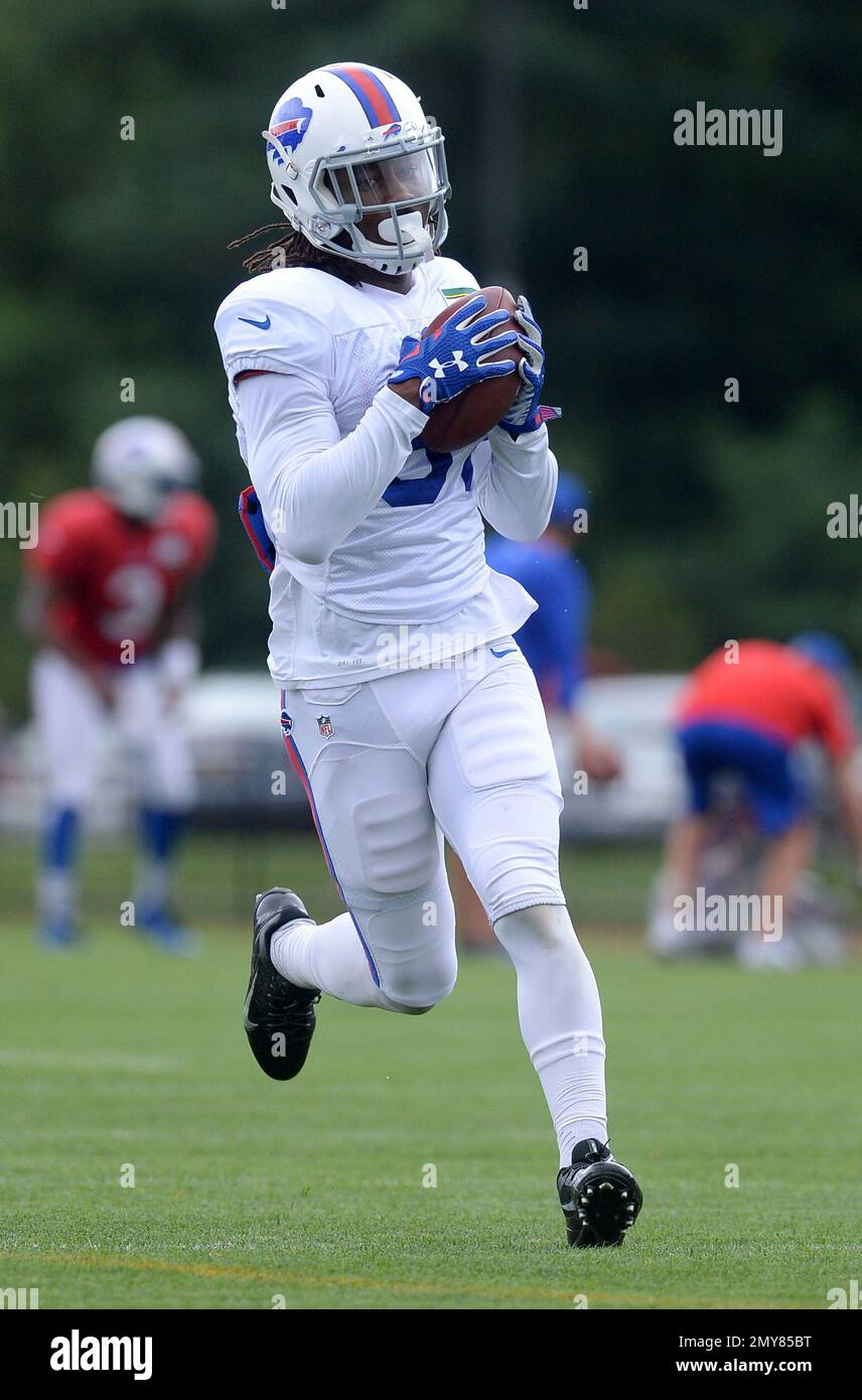 Buffalo Bills wide receiver Gary Chambers (87) participates in drills ...