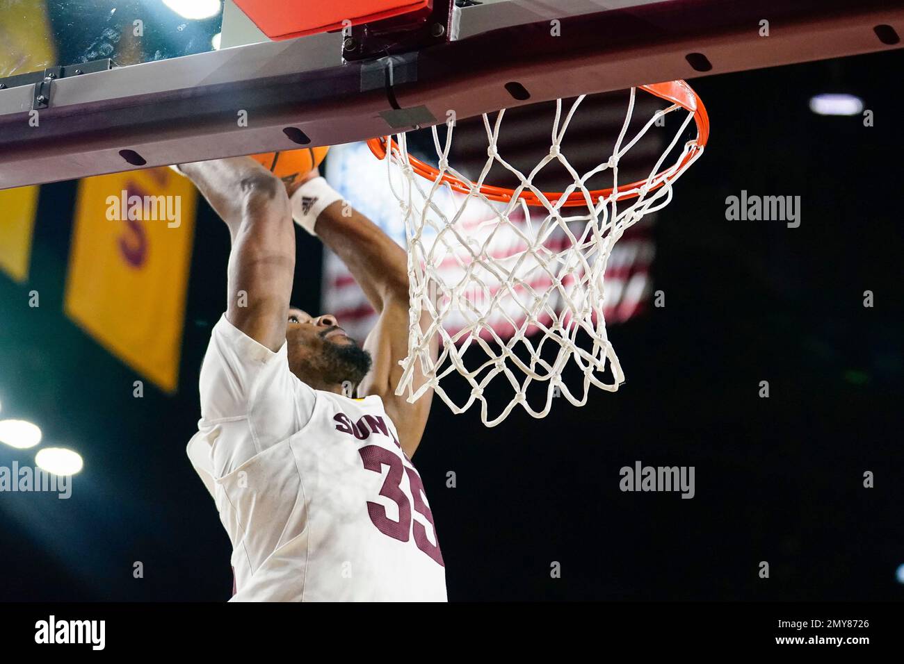 Arizona State's Devan Cambridge (35) during an NCAA college basketball ...