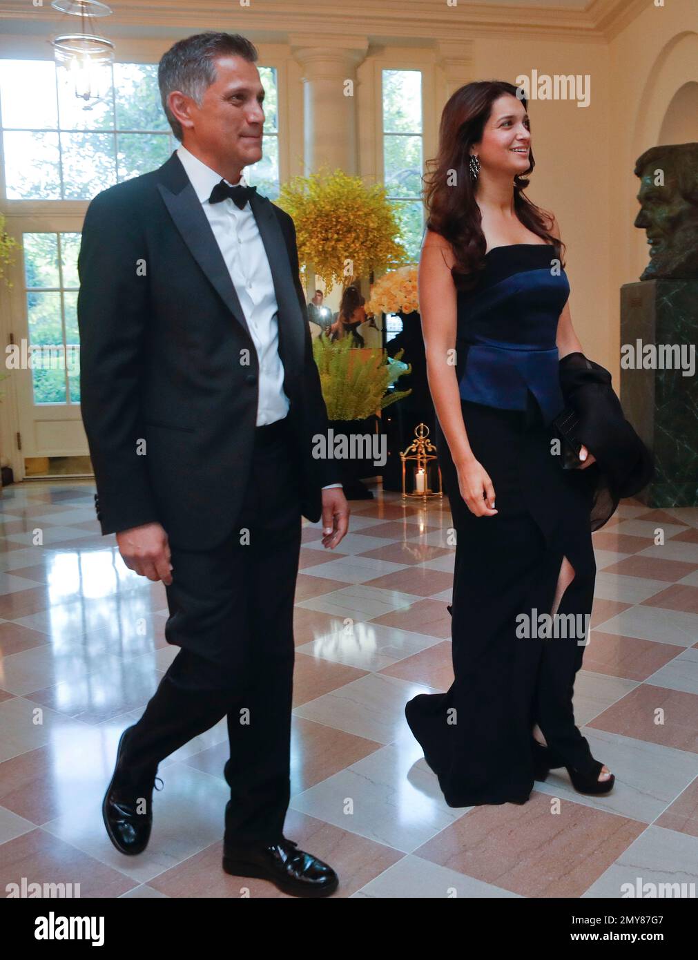 Joe Kiani, left, Chief Executive Officer, Masimo Corporation and Sarah ...