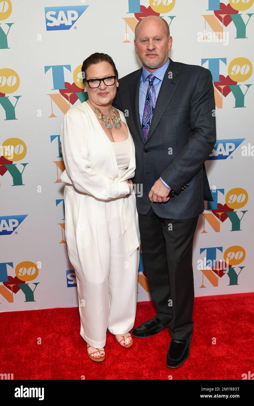 Caroline Manzo and brother Jaime Laurita attend Tony Bennett's 90th ...