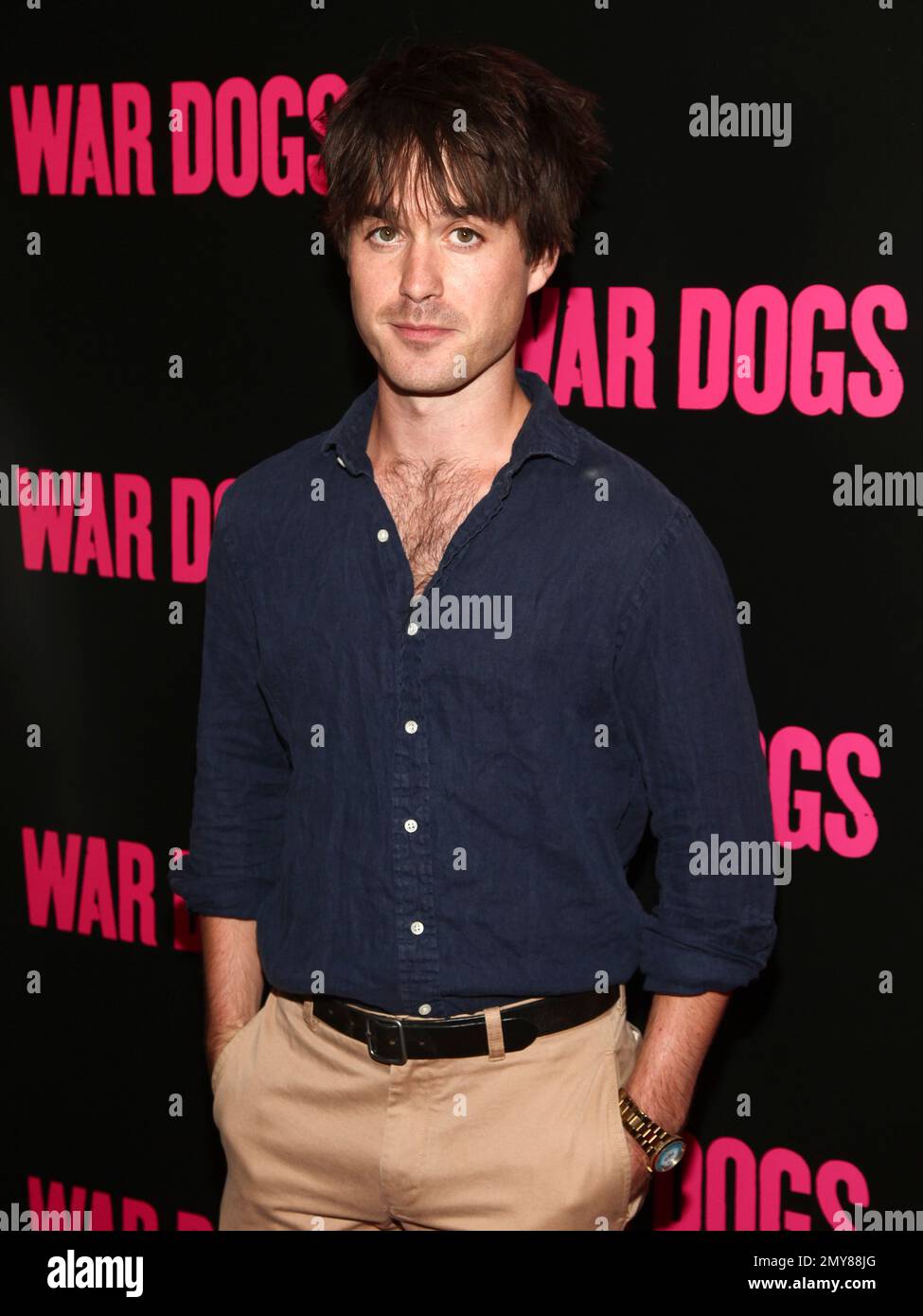 Thomas Matthews attends a special screening of "War Dogs" at Metrograph ...