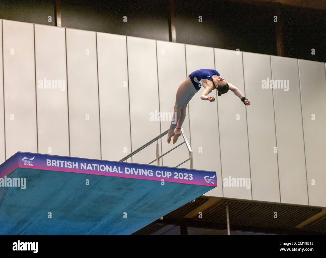 Hannah Newbrook in action during the Women’s Platform Final on day ...