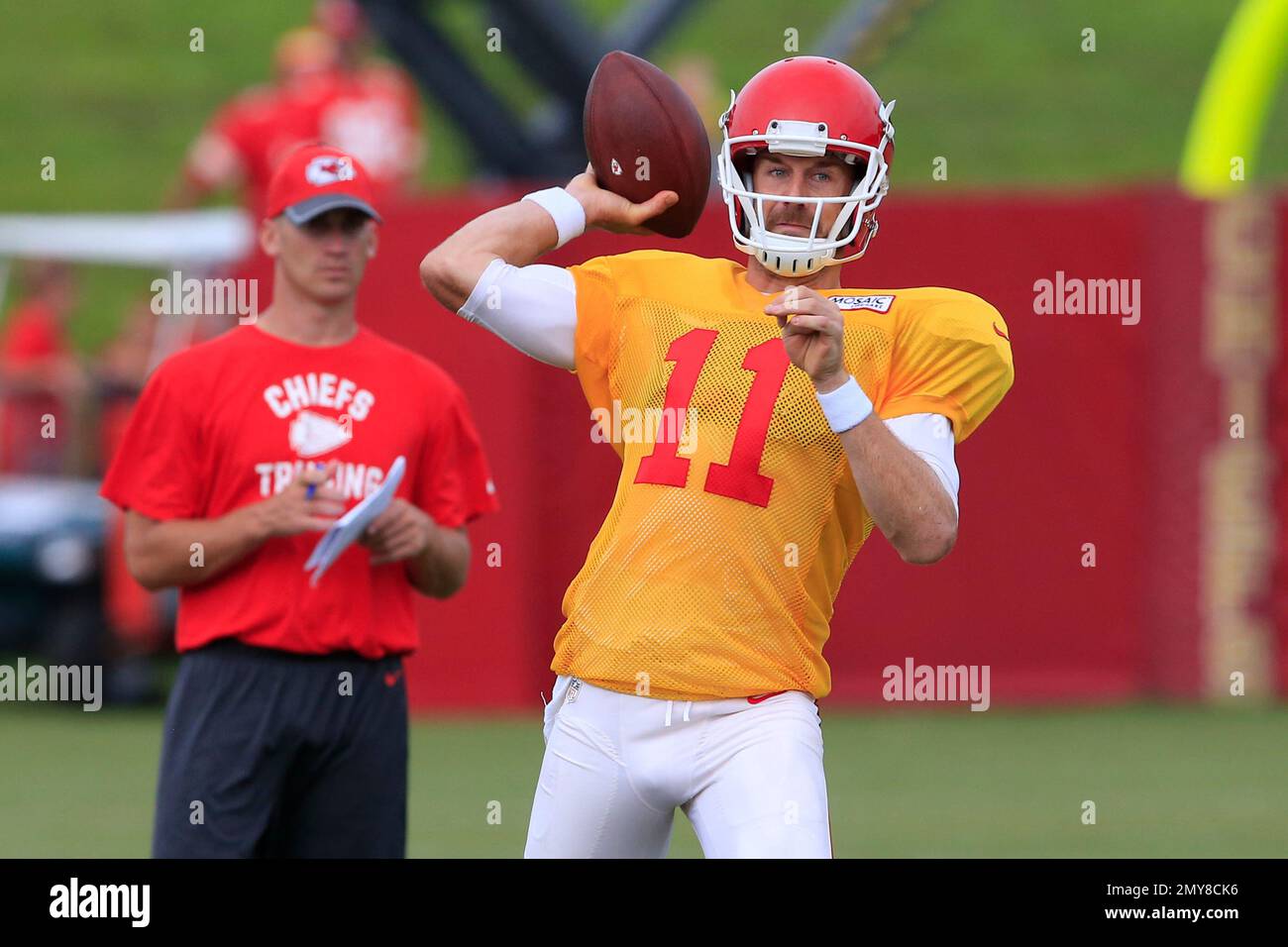 Kansas City Chiefs quarterback Alex Smith (11) during NFL football ...