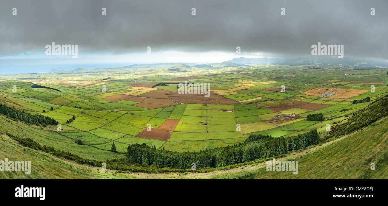 Viewpoint on Terceira Island, Azores Stock Photo - Alamy