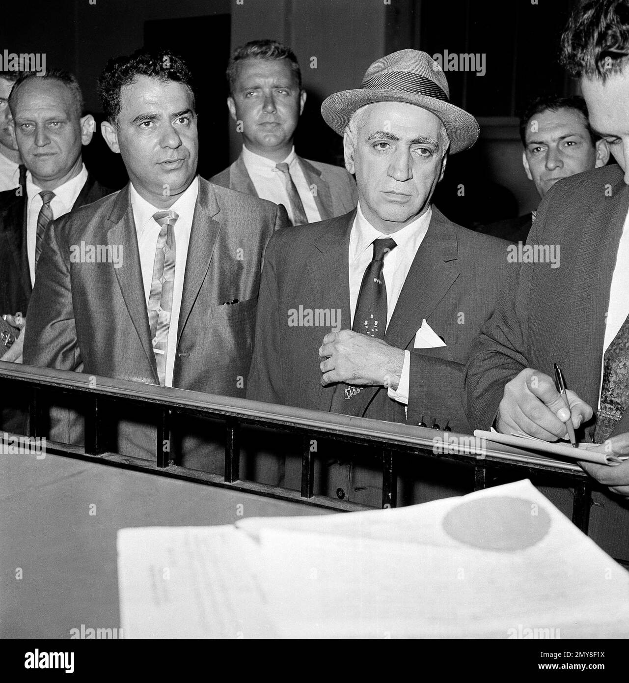 Frankie Carbo, right, alleged underworld king of boxing, appears dead ...