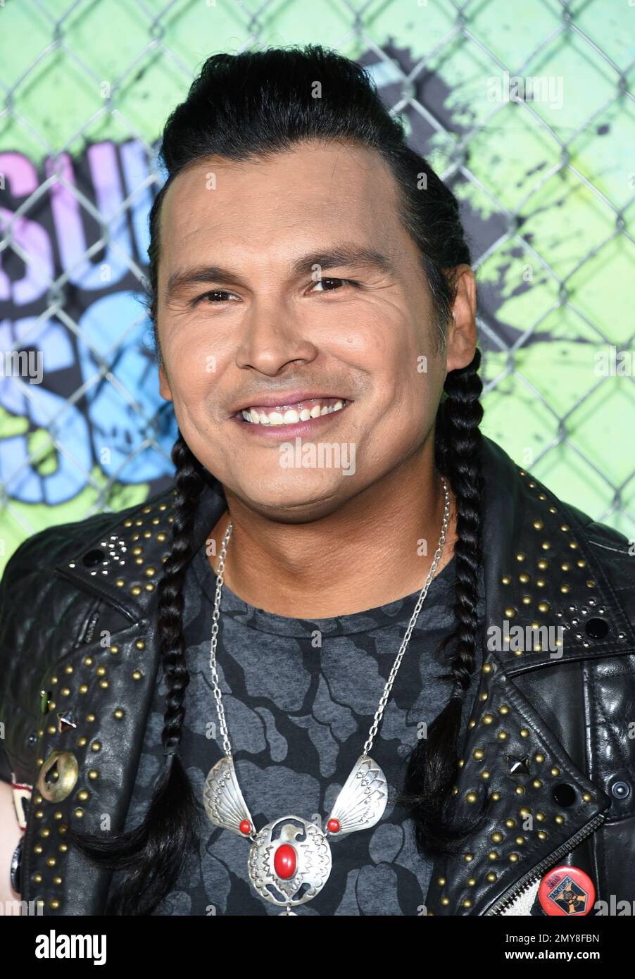 Adam Beach attends the world premiere of "Suicide Squad" at the Beacon ...