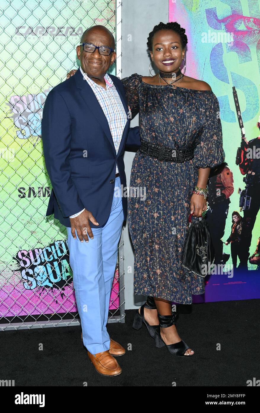 Al Roker and daughter Leila Roker attend the world premiere of "Suicide ...
