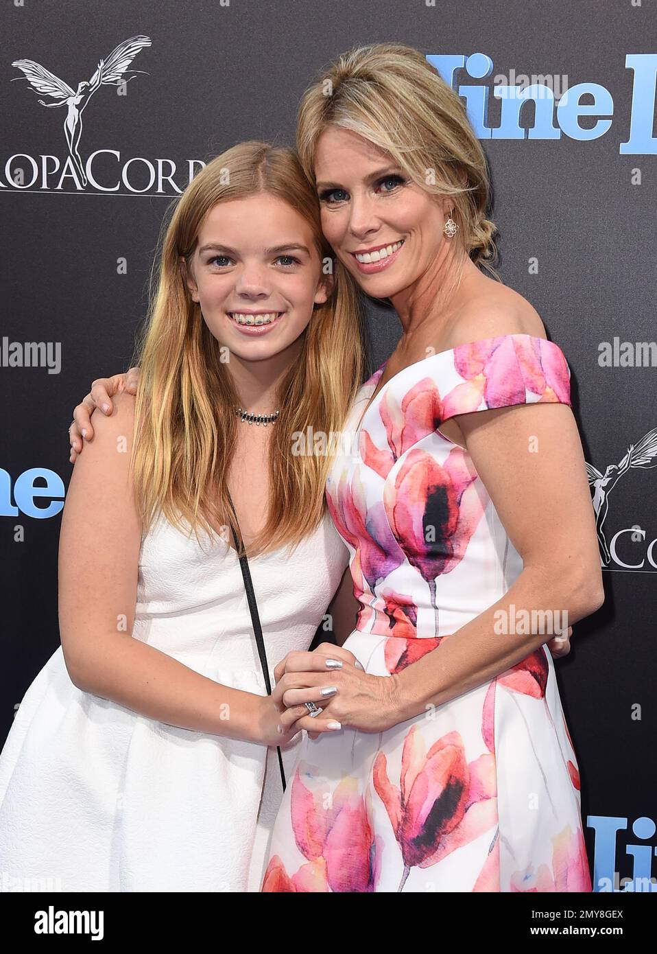 Cheryl Hines and Catherine Rose Young arrive at the LA premiere of "Nine Lives" at TCL Chinese ...