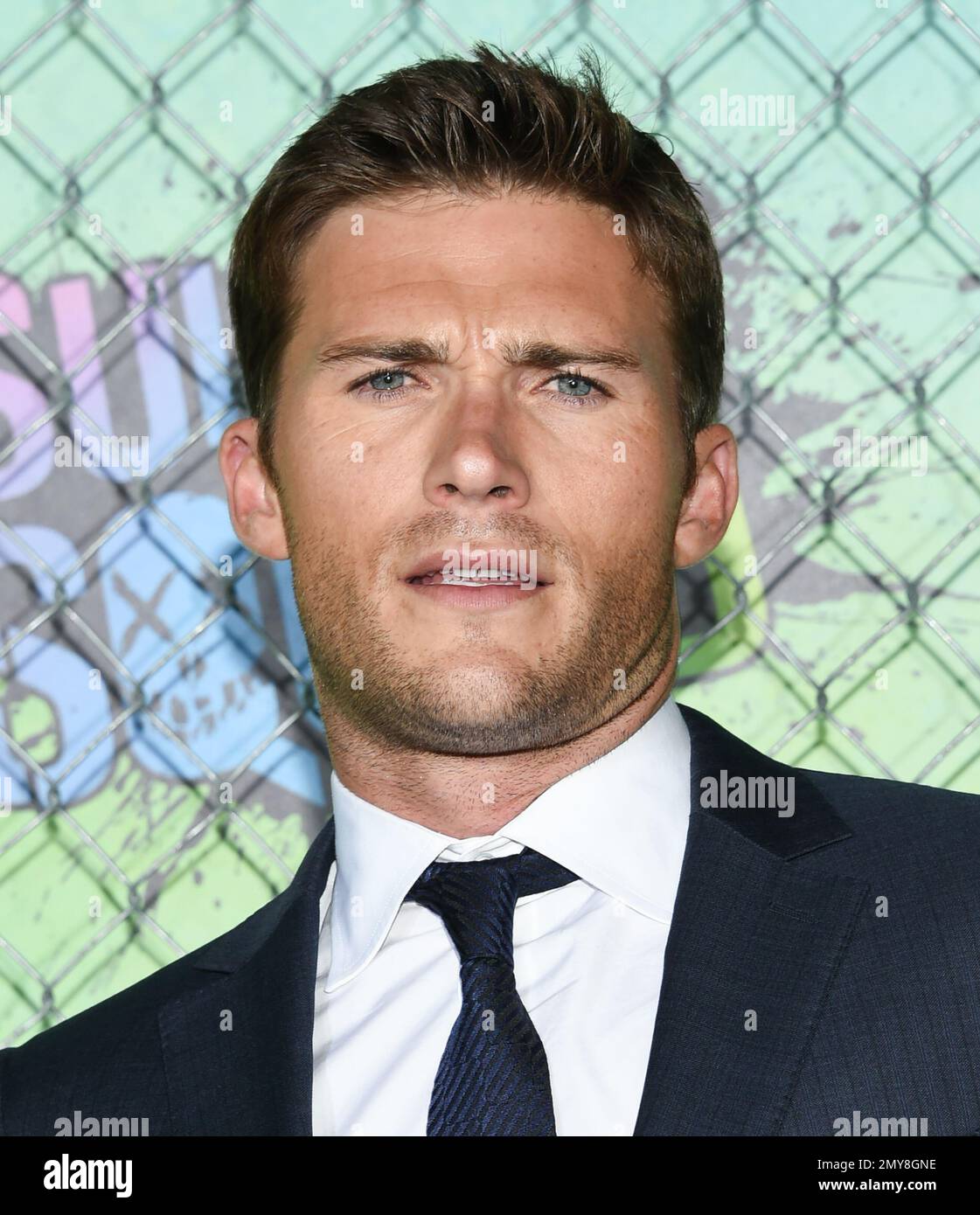 Actor Scott Eastwood attends the world premiere of "Suicide Squad" at ...