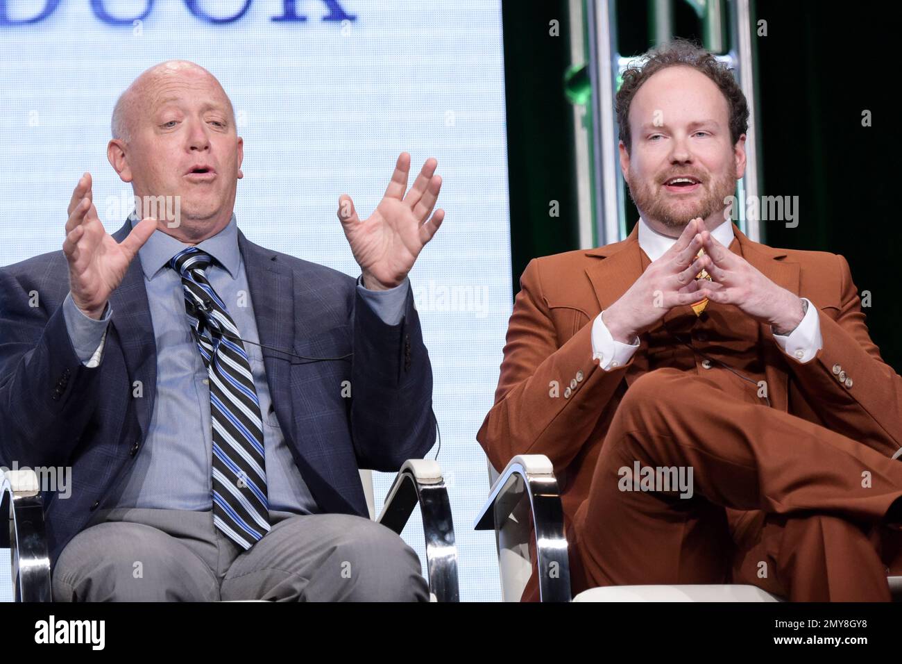 Tim Taylor, left, and Rob McBroom participate in "The Million Dollar ...