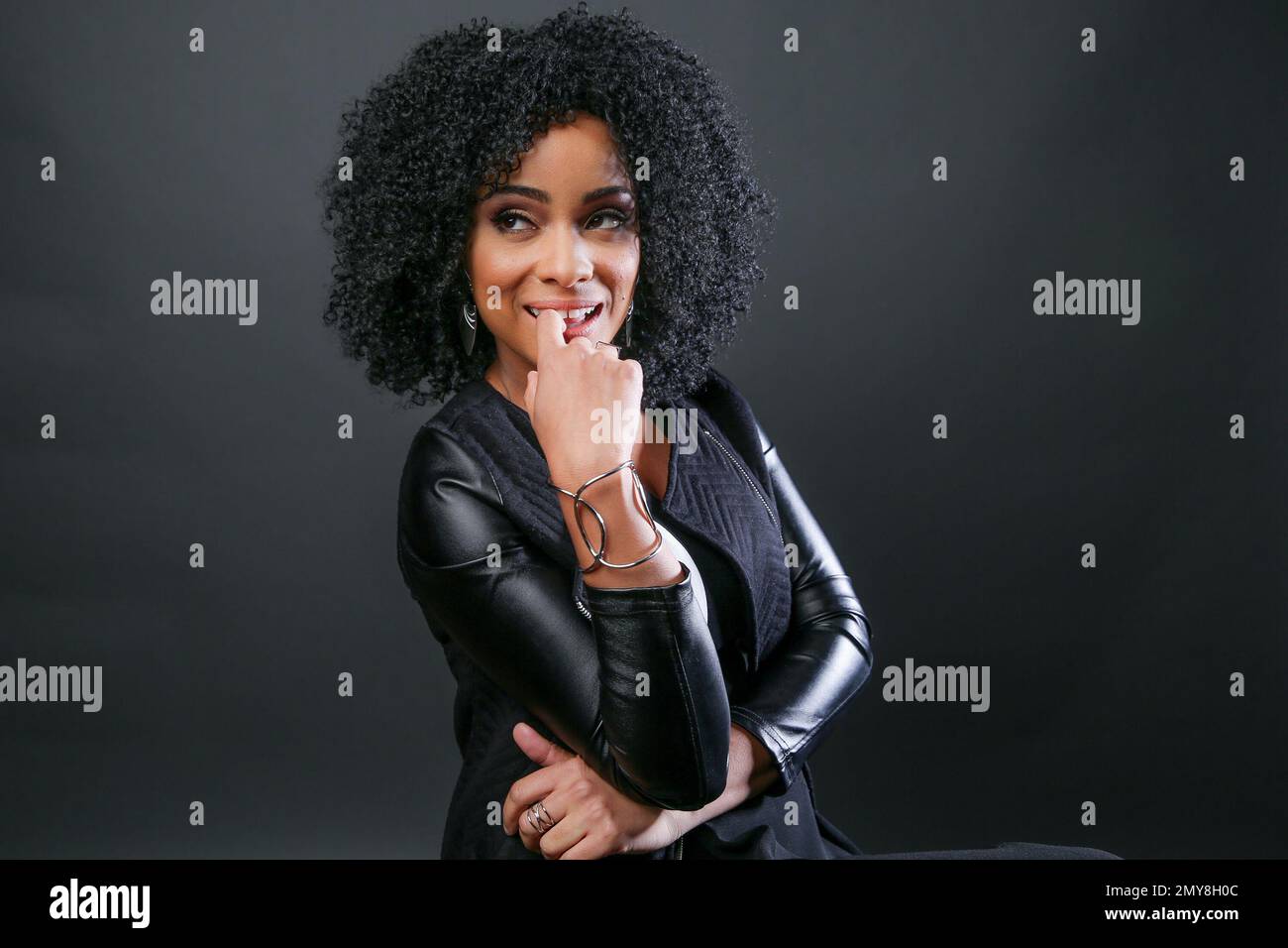 Raney Branch, a cast member in the the TV One series "Ringside," poses ...