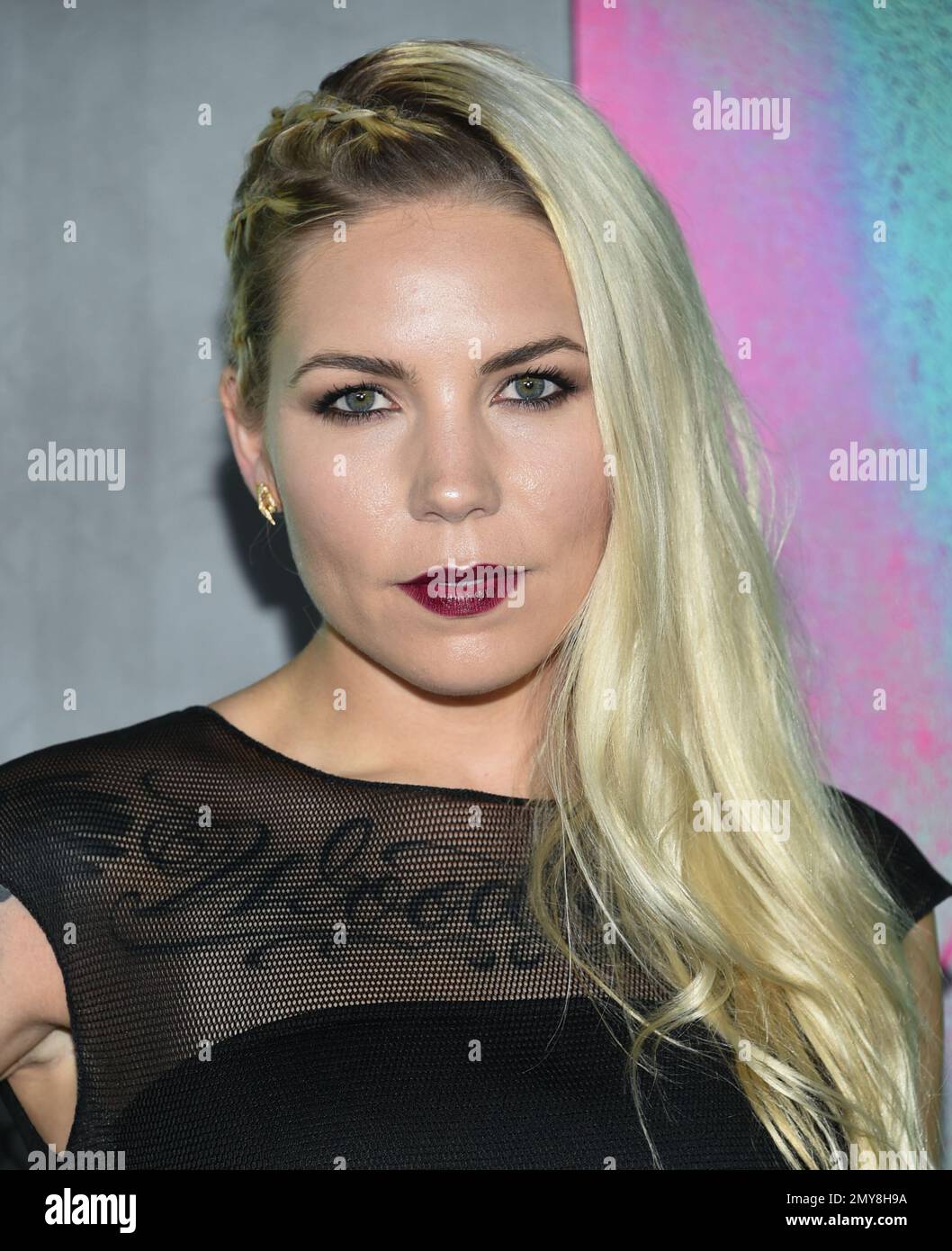 Singer Skylar Grey attends the world premiere of "Suicide Squad" at the ...