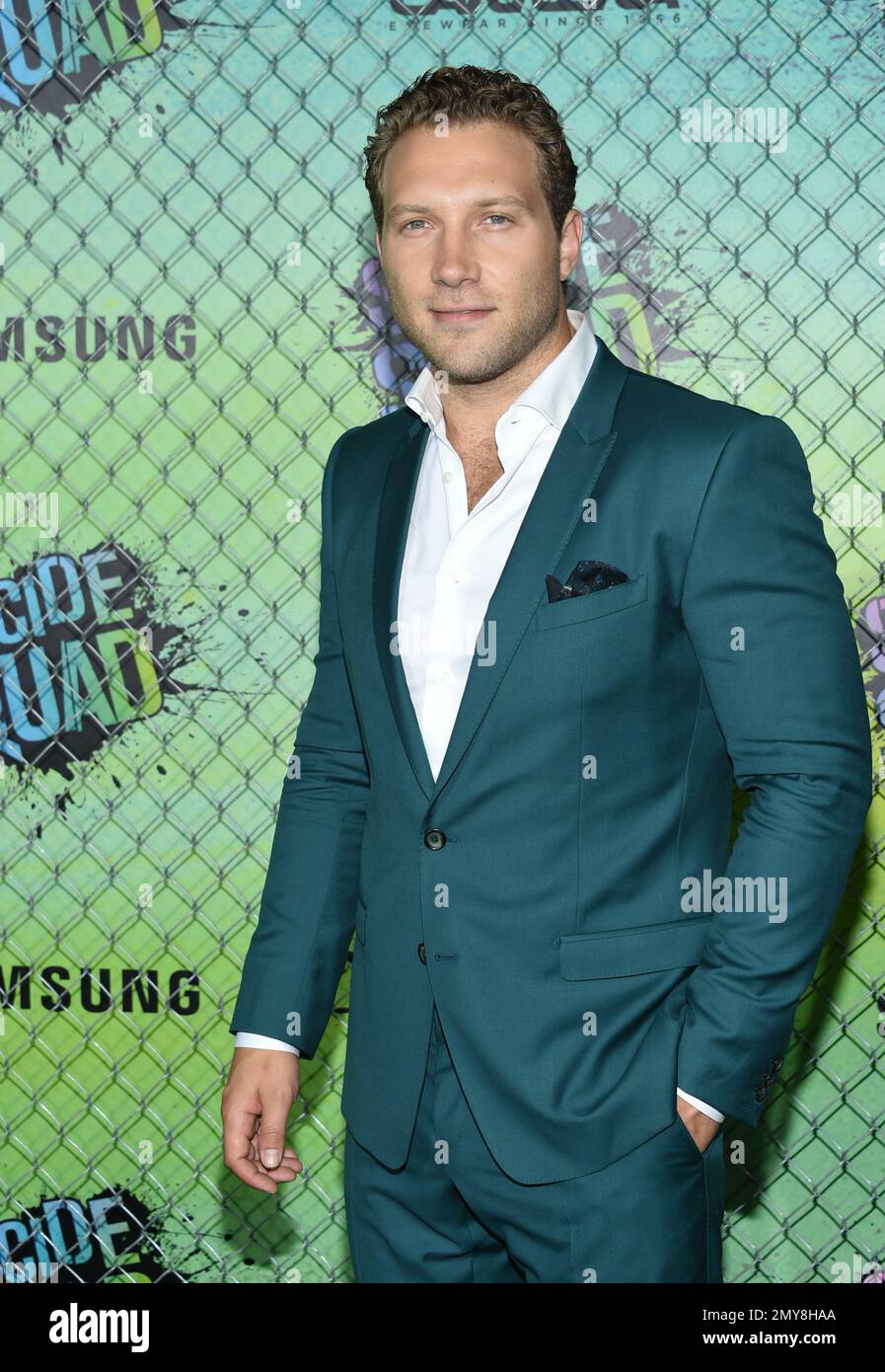 Actor Jai Courtney attends the world premiere of "Suicide Squad" at the Beacon Theatre on Monday ...
