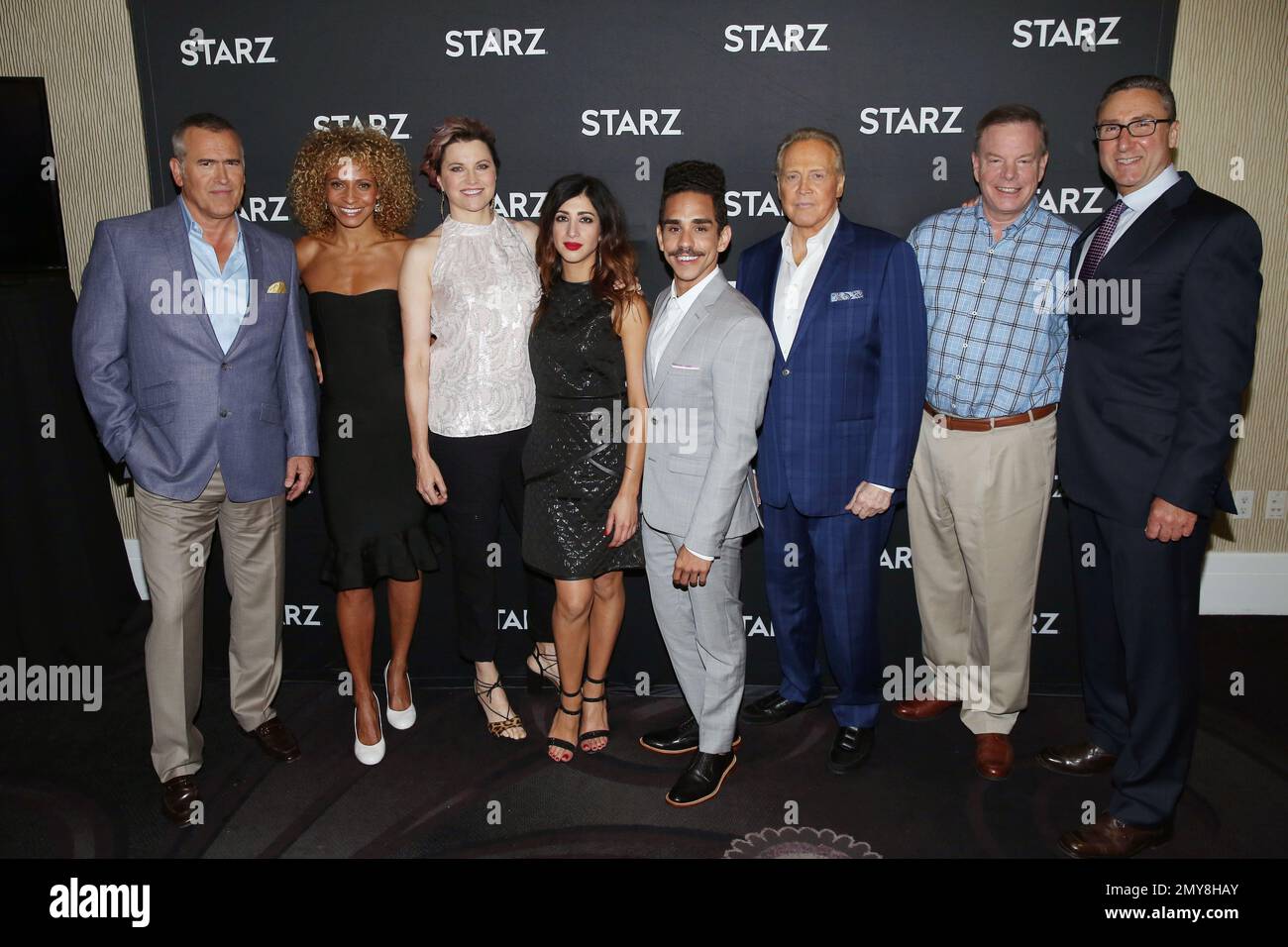 IMAGE DISTRIBUTED FOR STARZ - From left, Bruce Campbell, Michelle Hurd ...