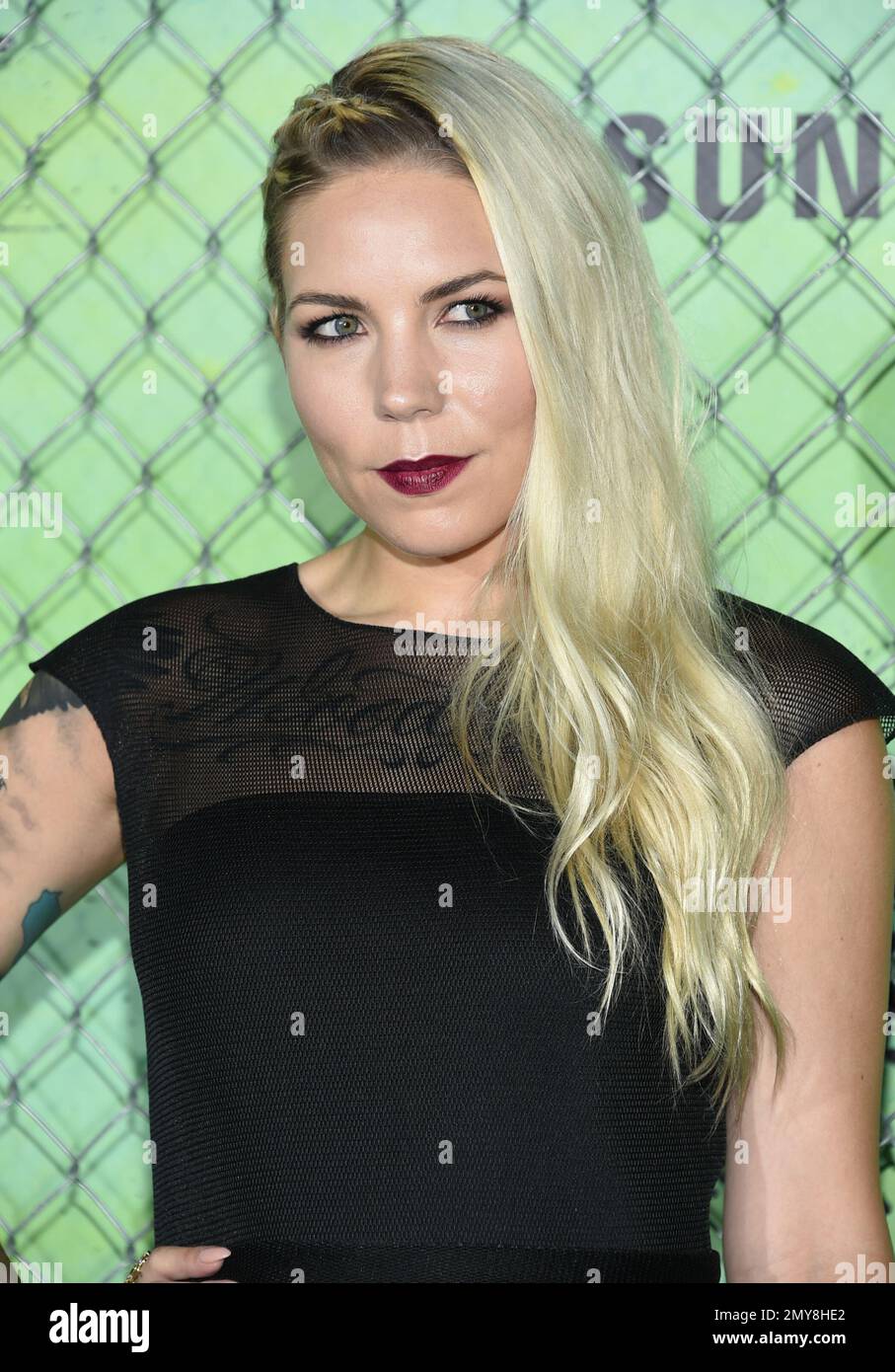 Singer Skylar Grey attends the world premiere of "Suicide Squad" at the ...
