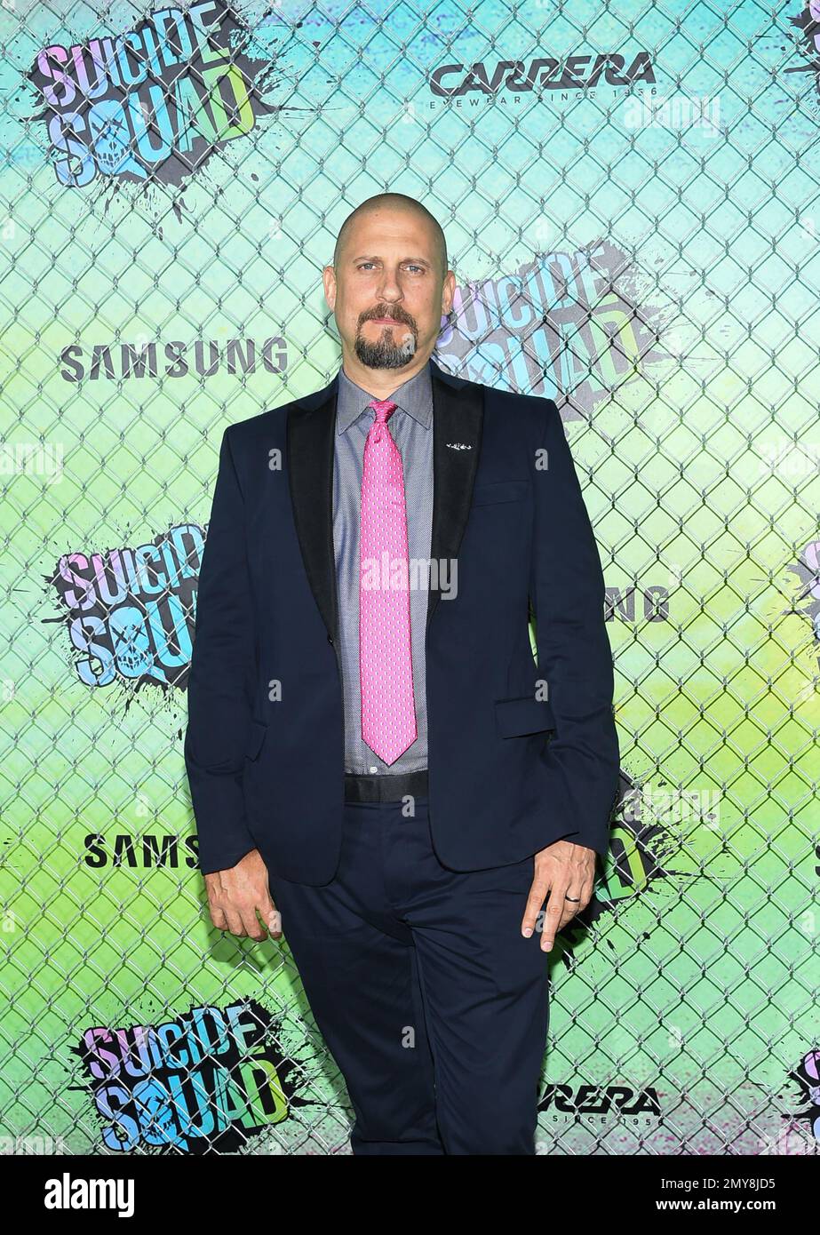 Writer-director David Ayer attends the world premiere of "Suicide Squad ...