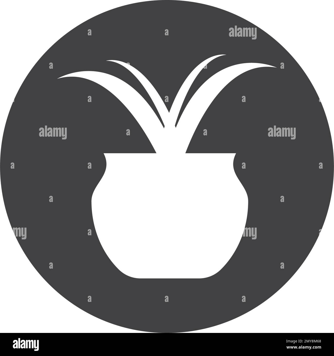 Flower vase logo vector design illustration template Stock Vector Image ...