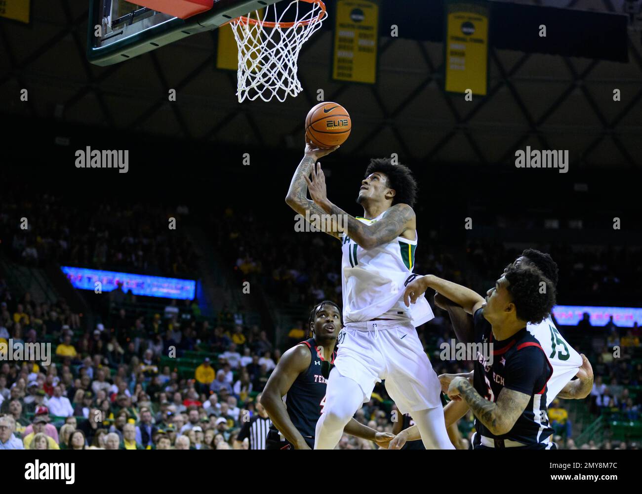 Ferrell Center Waco, Texas, USA. 4th Feb, 2023. Baylor Bears forward ...