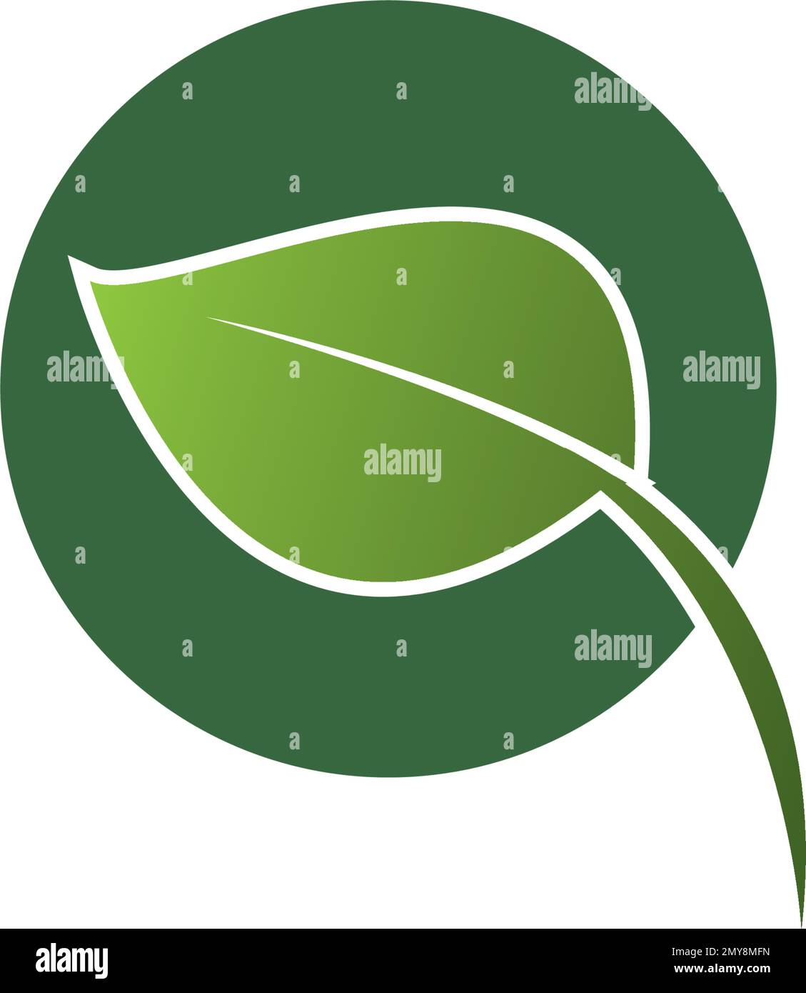 leaf logo vector template design illustration Stock Vector Image & Art ...