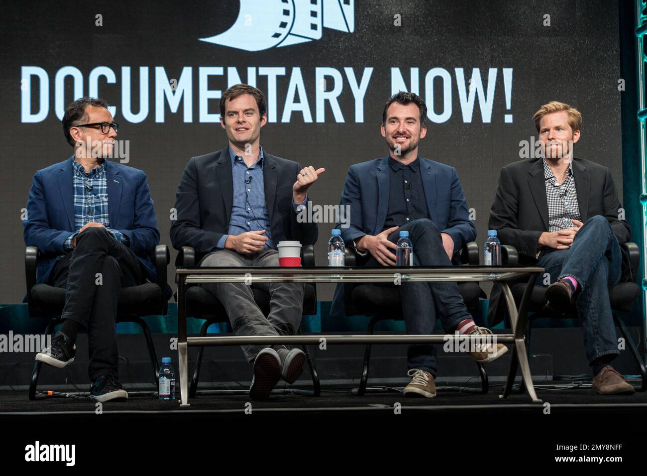 Fred Armisen, from left, Bill Hader, Rhys Thomas, and Alex Buono ...