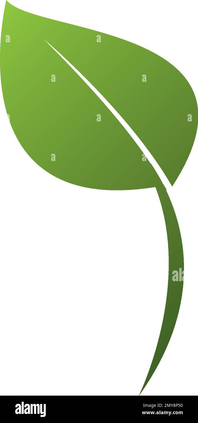leaf logo vector template design illustration Stock Vector Image & Art ...