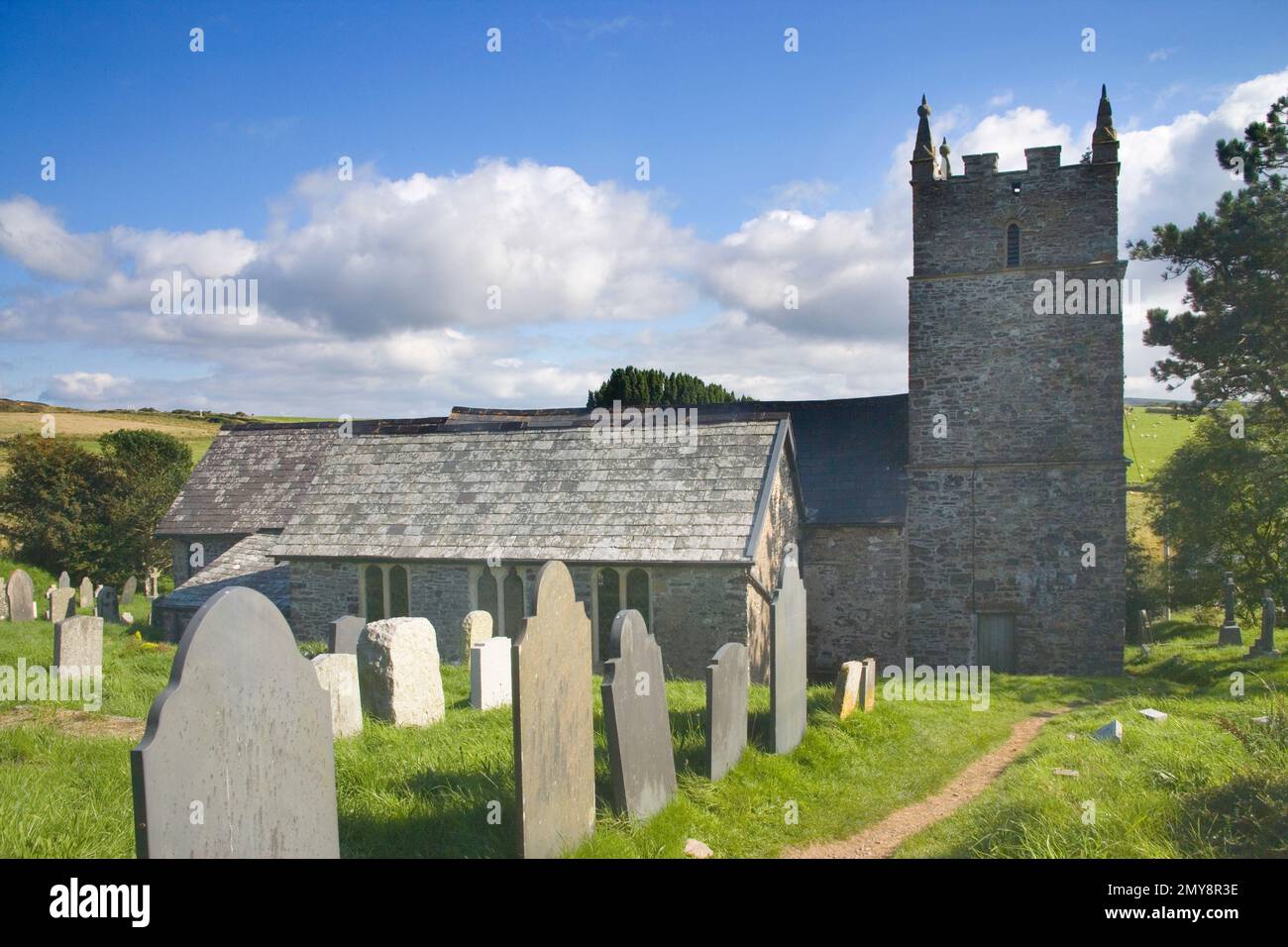 countisbury common church, Exmoor national park in somerset Stock Photo ...