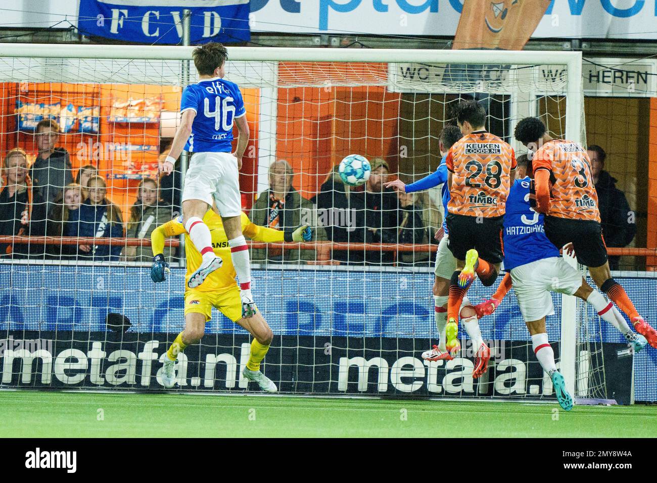 VOLENDAM, 04-02-2023, KRAS stadium , season 2022 / 2023 , Dutch ...