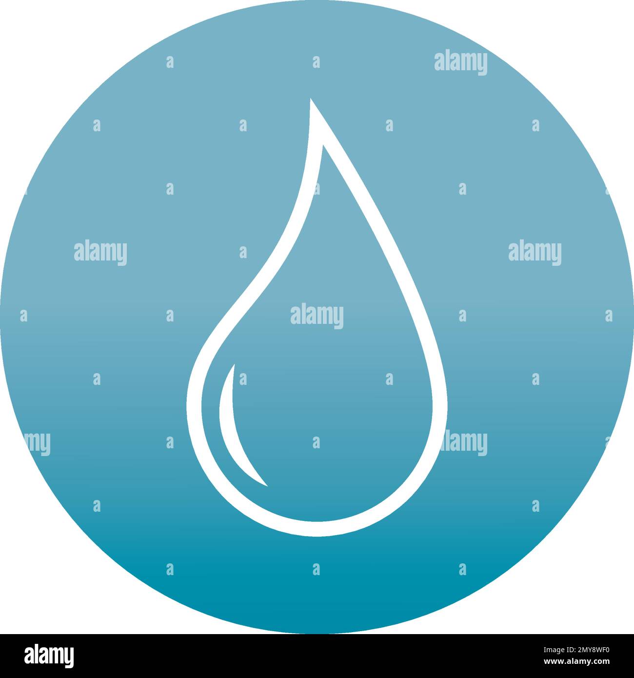 water drop logo vector illustration template design Stock Vector Image ...