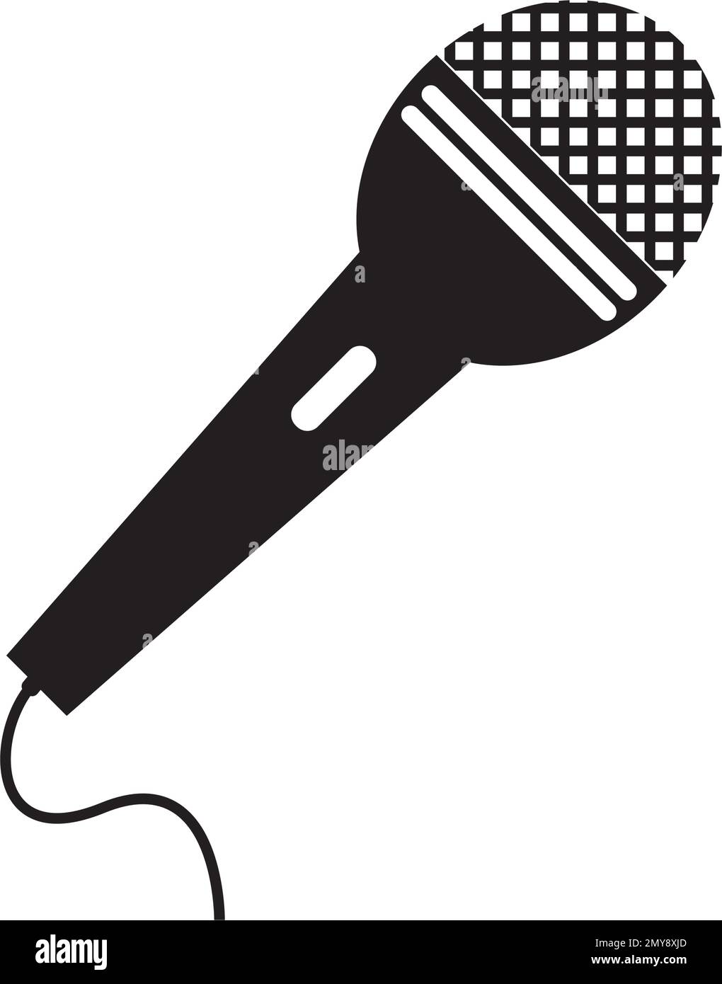 microphone icon vector template flat design Stock Vector Image & Art ...