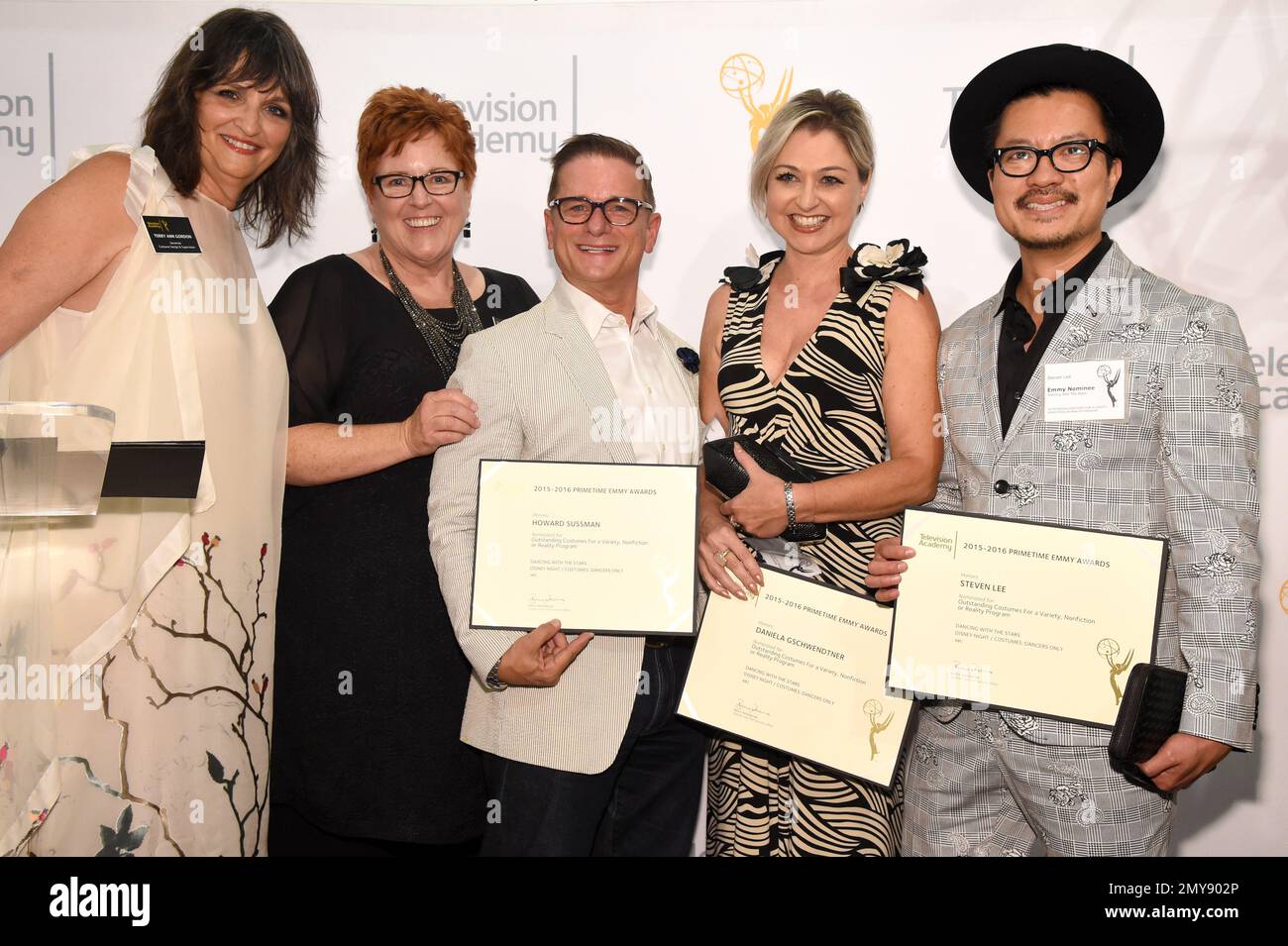 The Television Academy’s Terry Ann Gordon, from left, Sue Bub, Howard ...