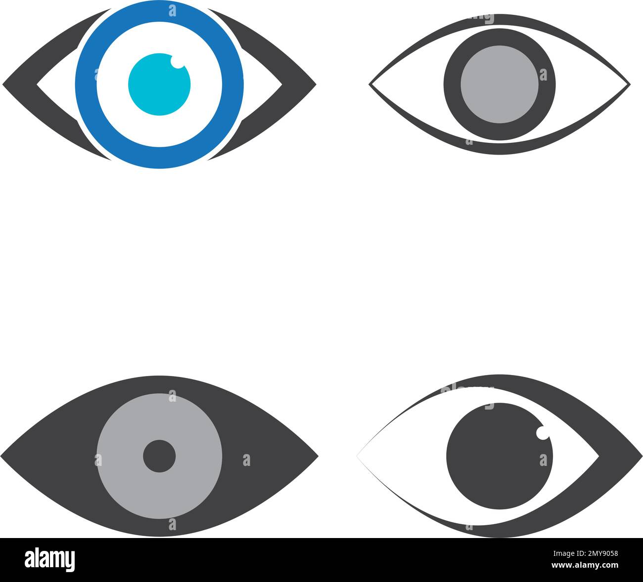 Eye care logo Stock Vector Images - Alamy