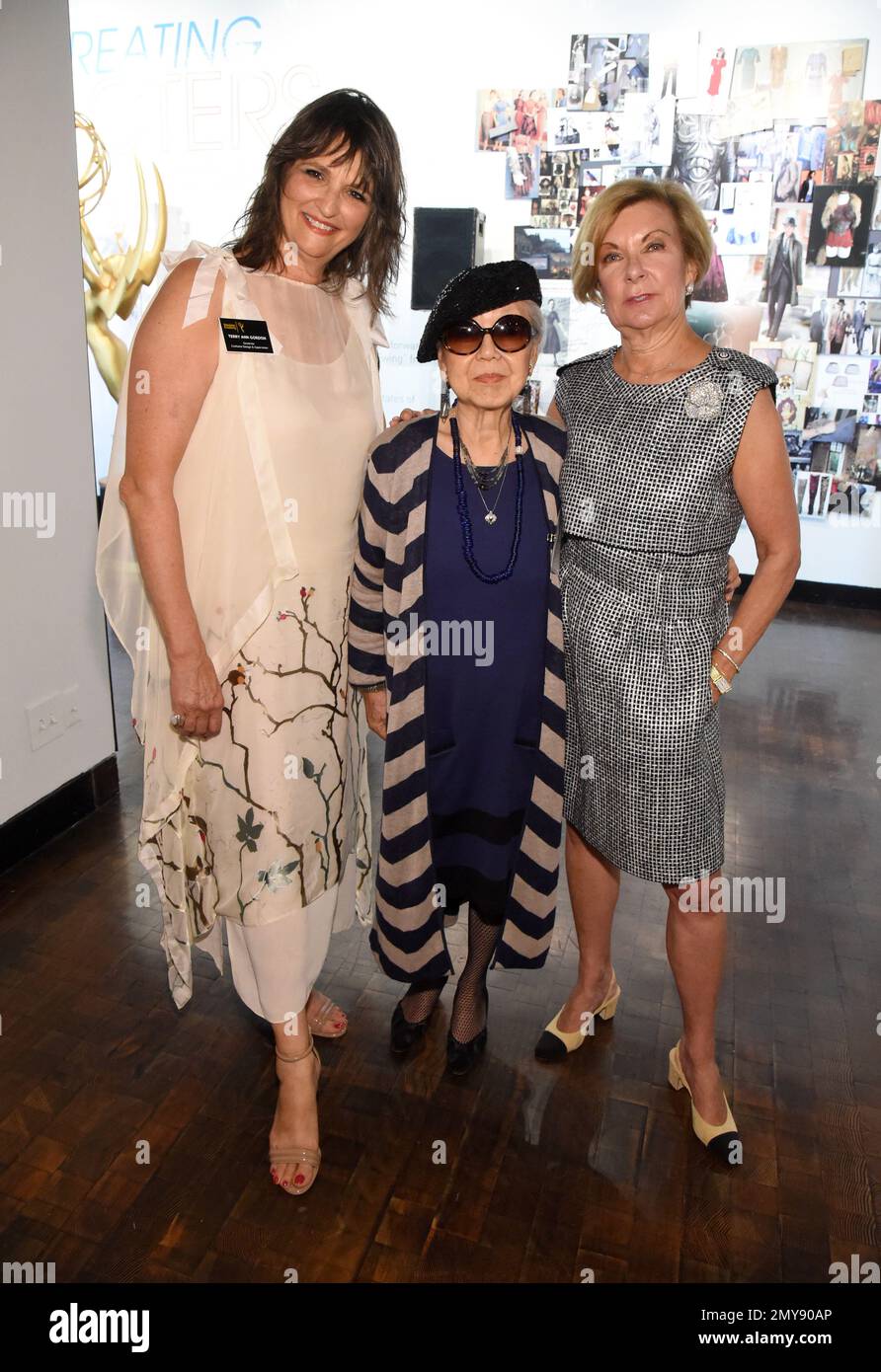 The Television Academy’s Terry Ann Gordon, from left, Barbara Bundy ...