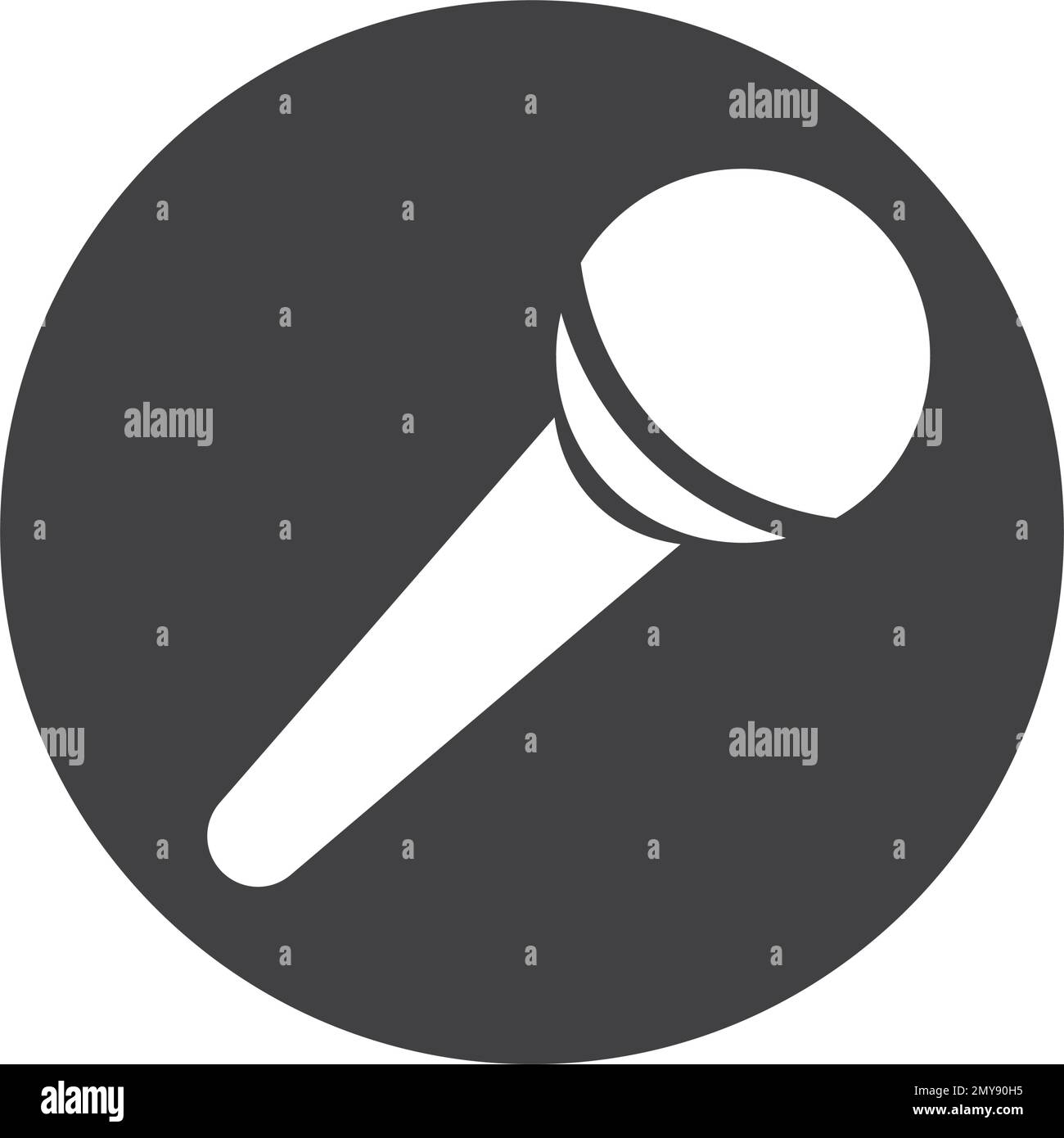 microphone icon vector template flat design Stock Vector Image & Art ...