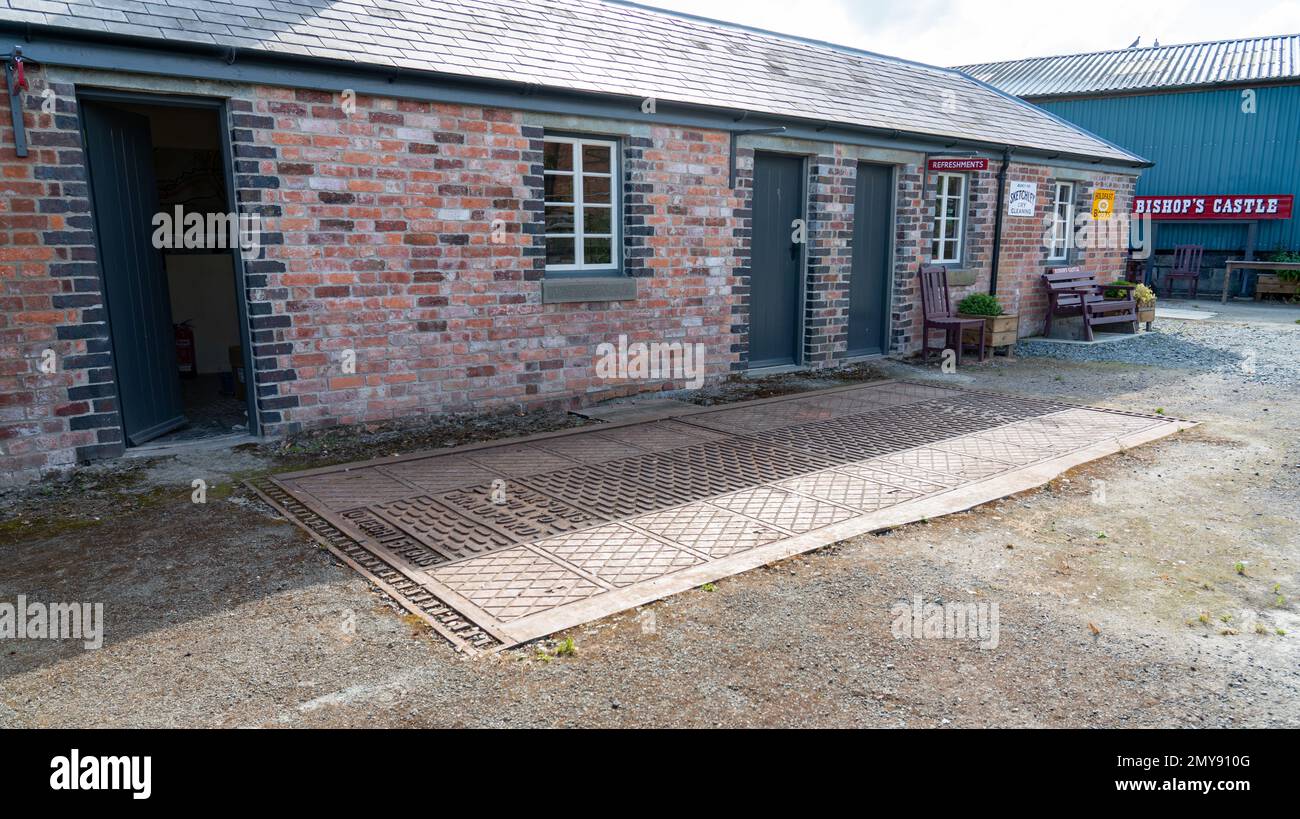 The Railway Museum and Weighbridge, Bishops Castle, Shropshire. Image ...