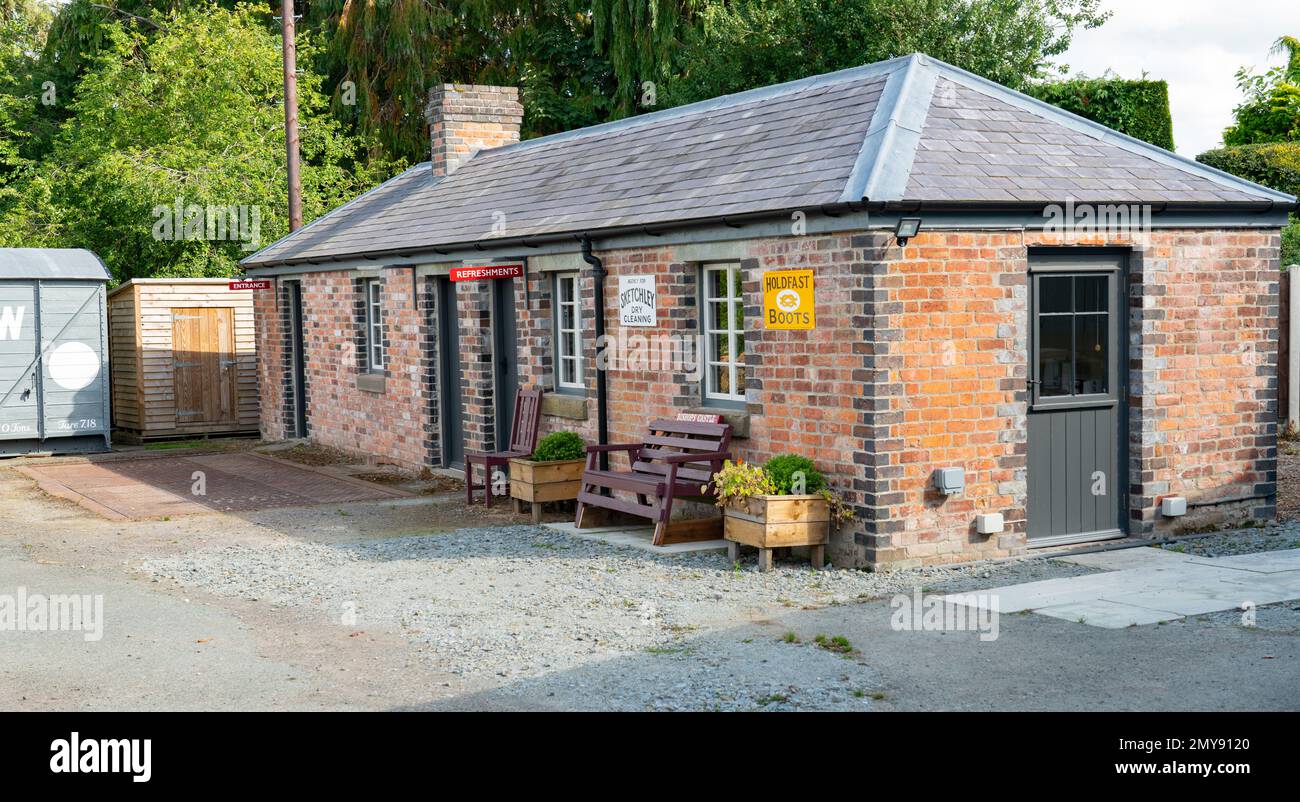 The Railway Museum and Weighbridge, Bishops Castle, Shropshire. Image ...