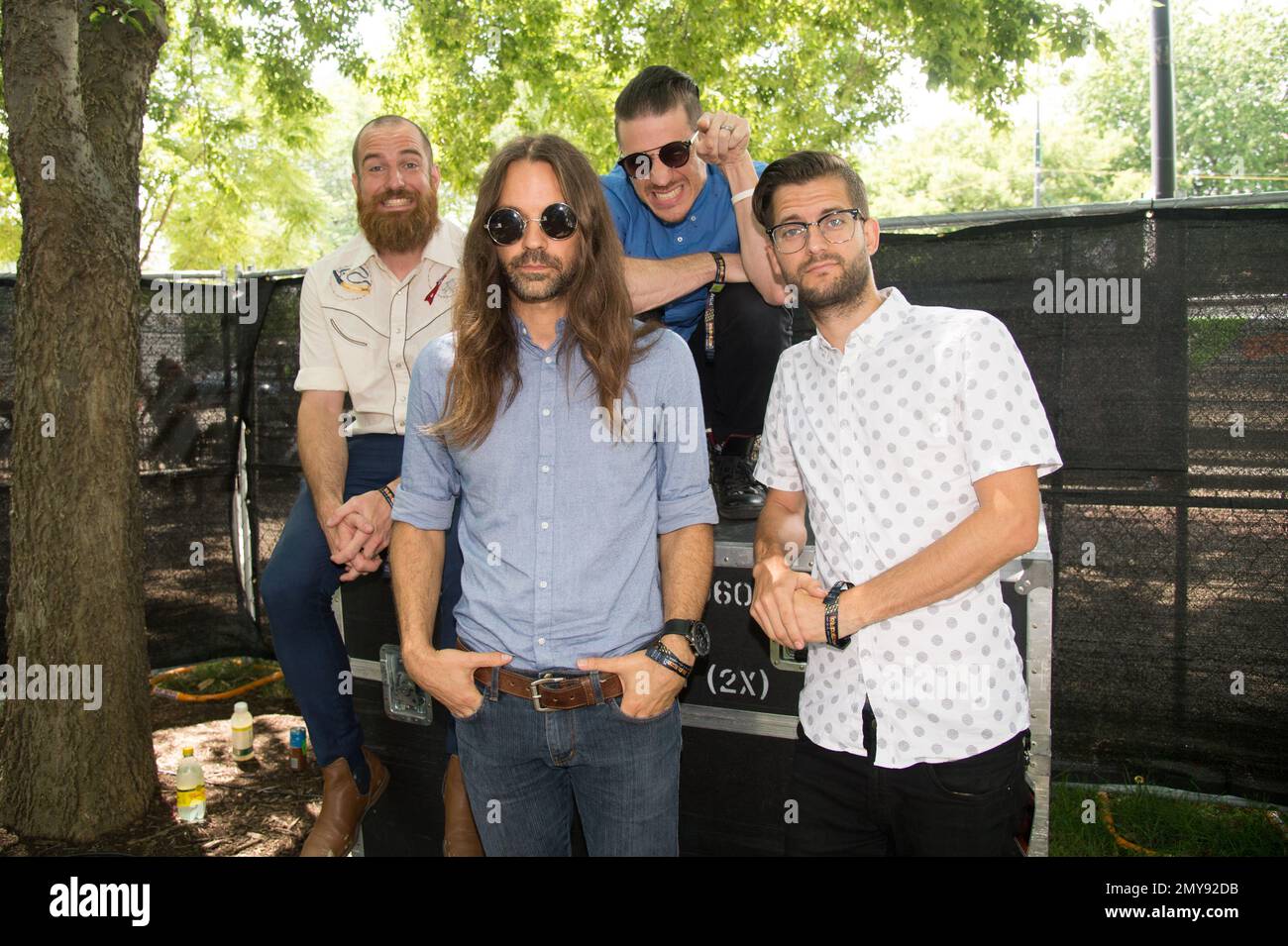 Darren King, from left, Todd Gummerman, Paul Meany, Roy Mitchell ...