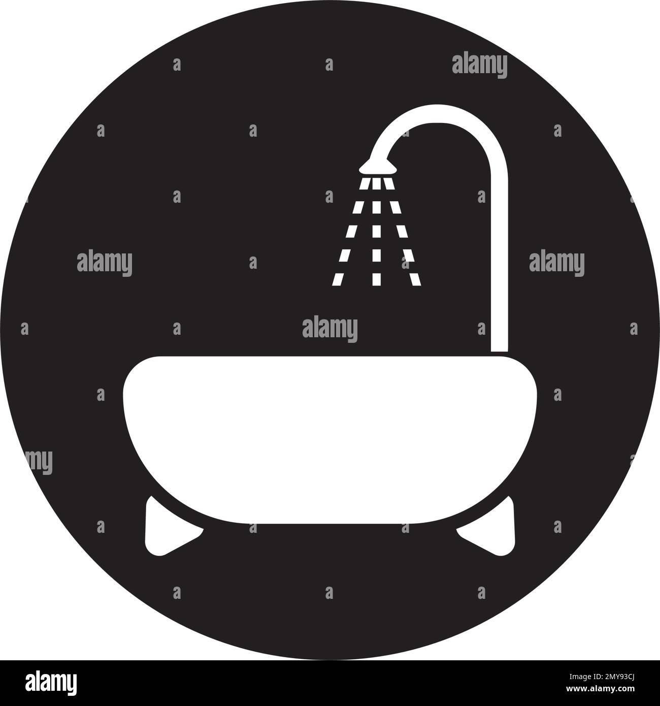 bathtub logo vector design illustration Stock Vector Image & Art - Alamy
