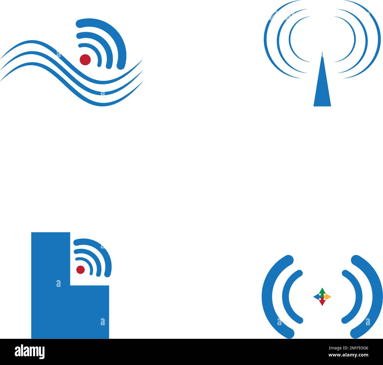 wifi logo vector design illustration Stock Vector Image & Art - Alamy