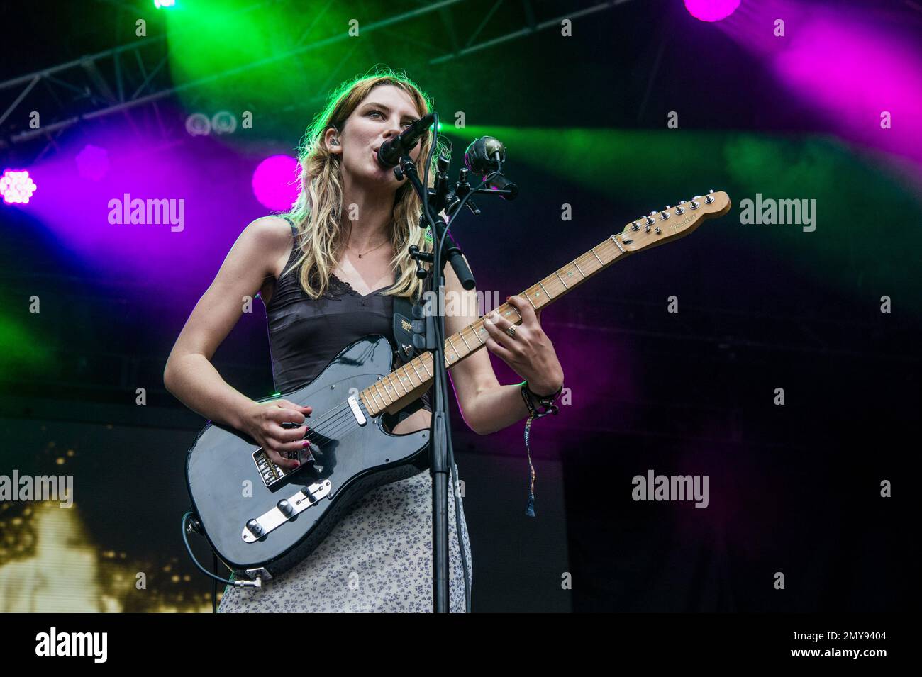 Ellie Rowsell of Wolf Alice performs on day 2 of Lollapalooza on Friday ...