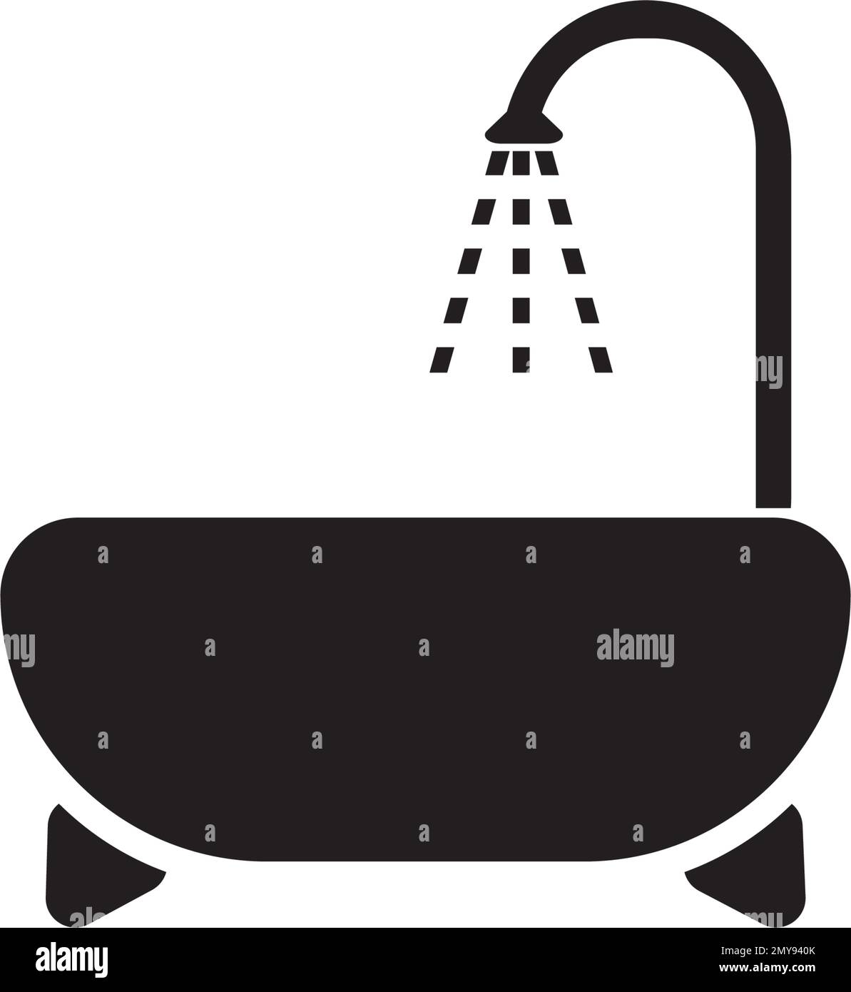 bathtub logo vector design illustration Stock Vector Image & Art - Alamy