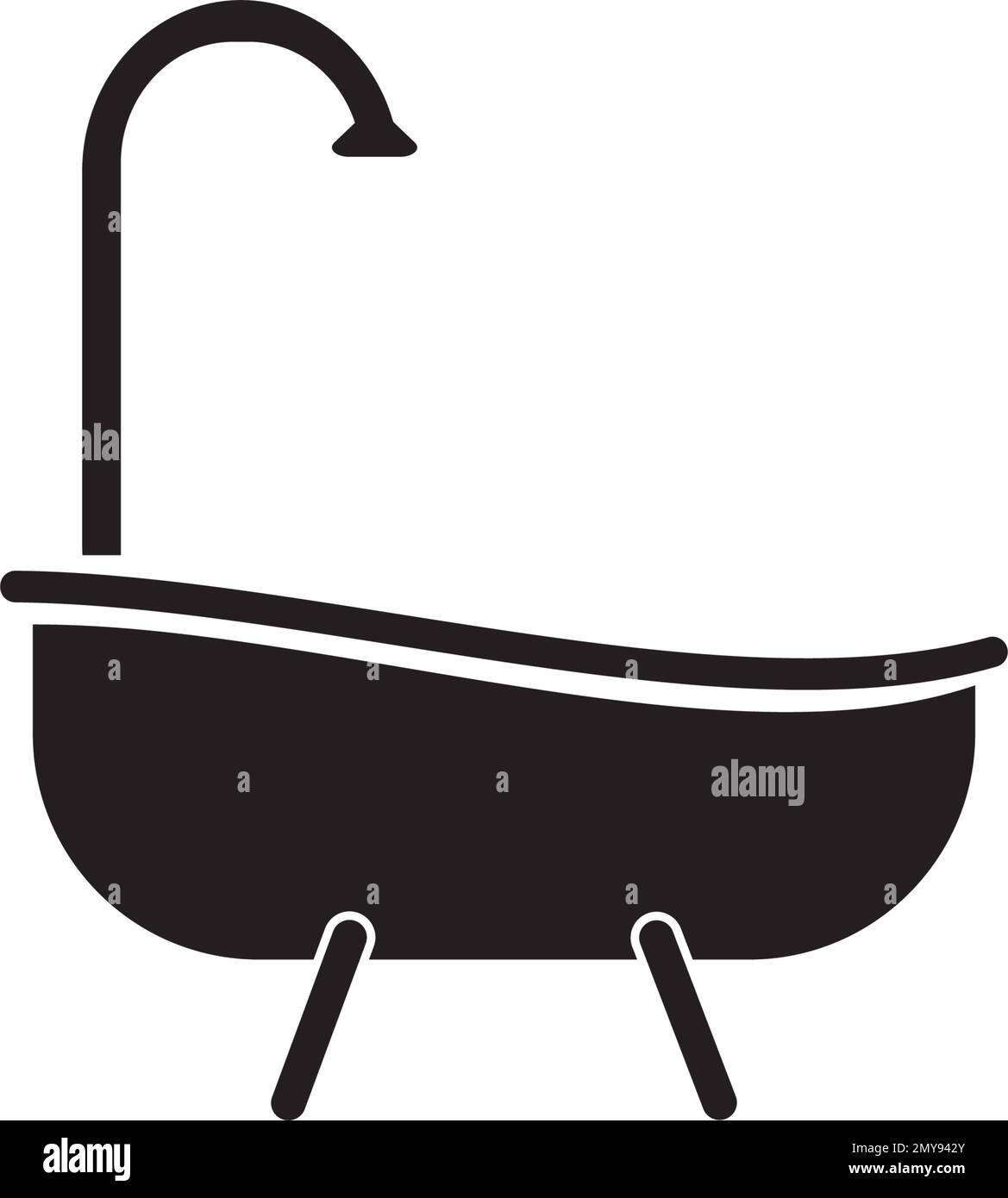 bathtub logo vector design illustration Stock Vector Image & Art - Alamy