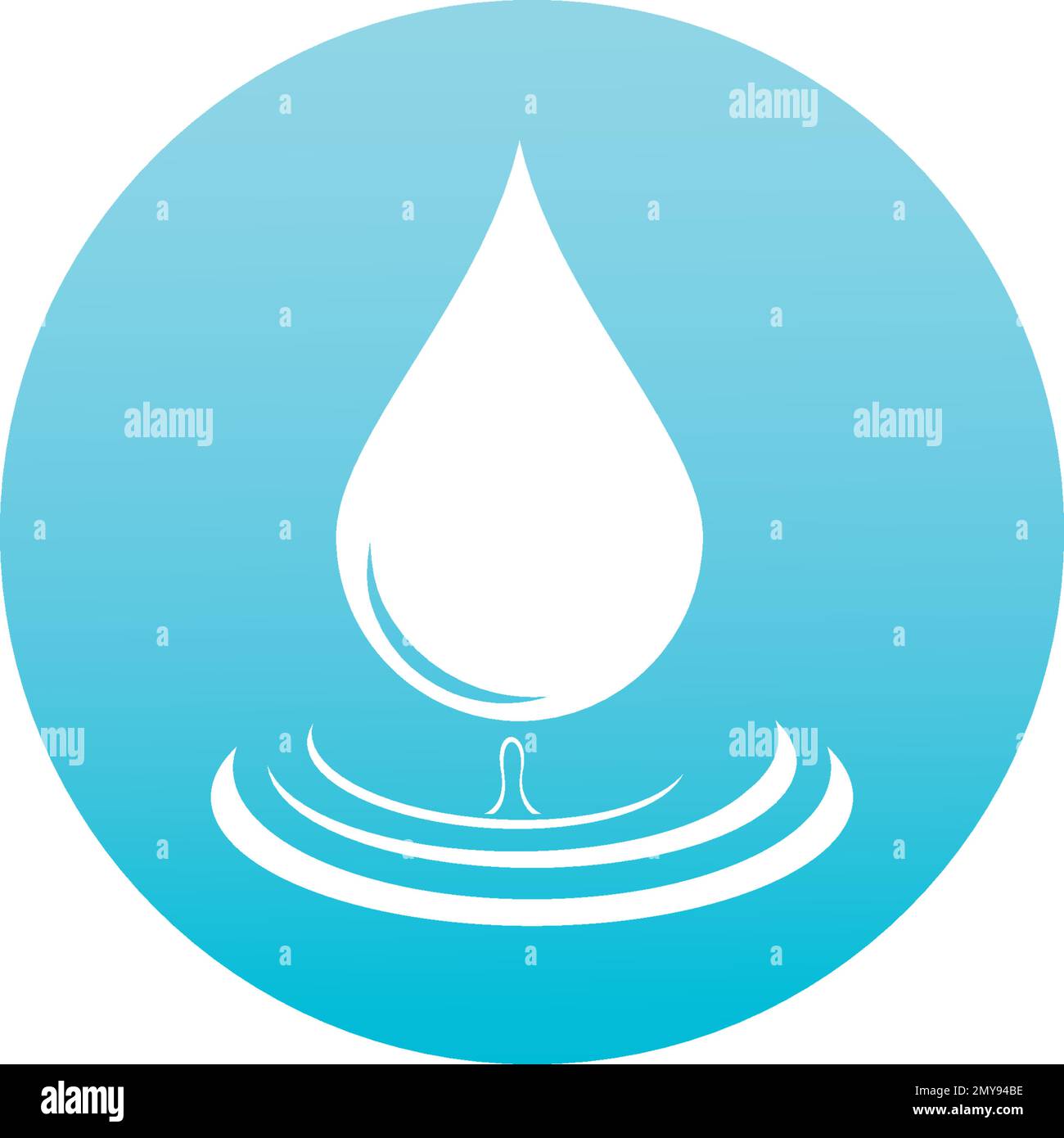 Abstract water blob logo Stock Vector Images - Alamy