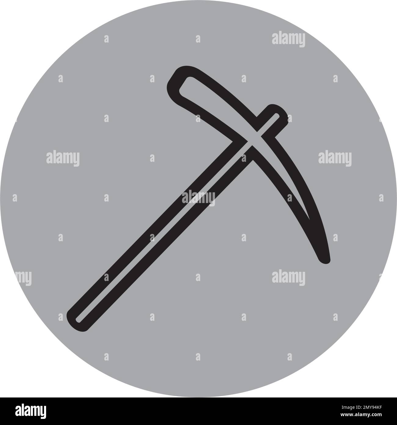 Hoe symbol hi-res stock photography and images - Alamy