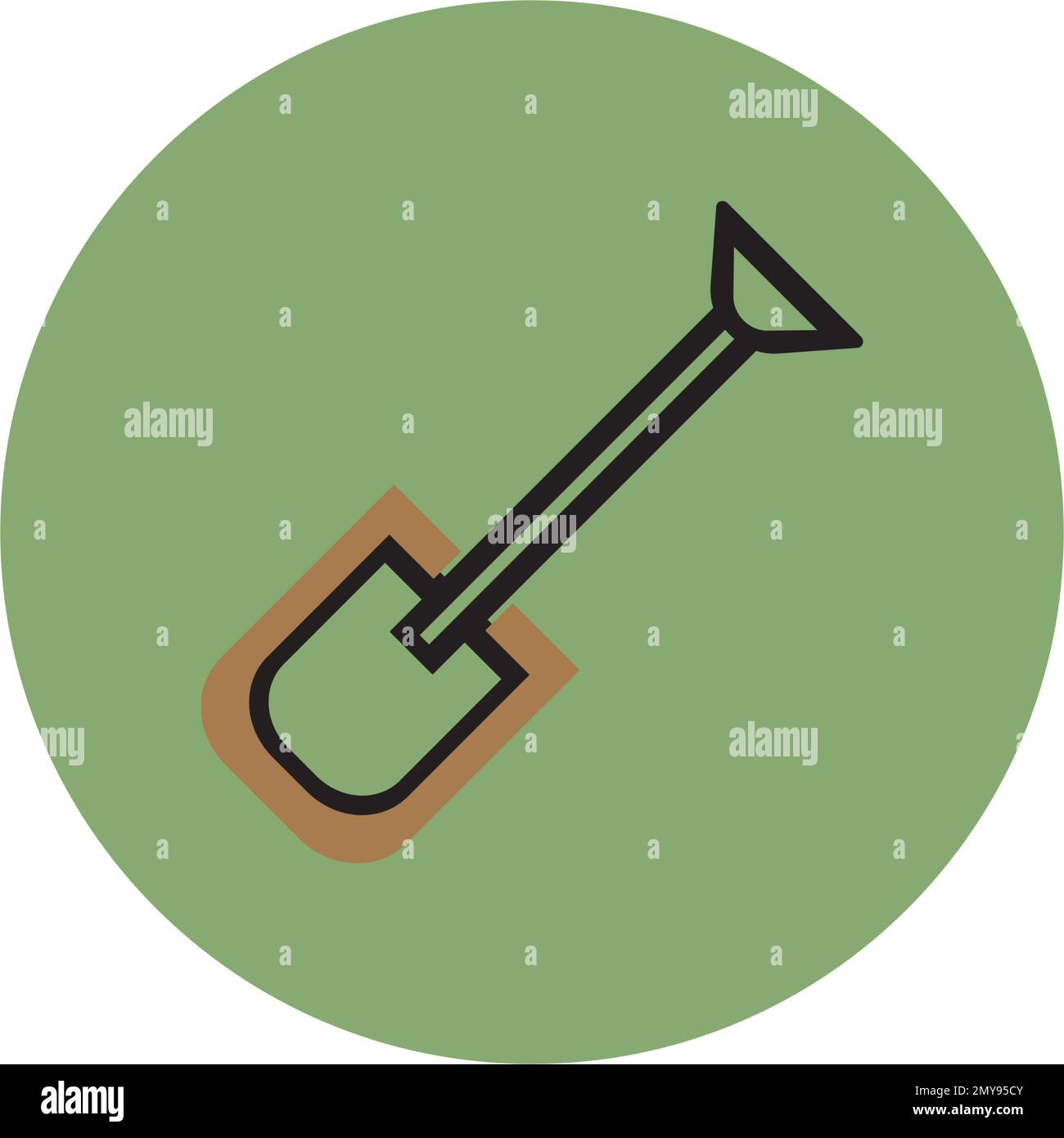 hoe icon vector illustration symbol design Stock Vector Image & Art - Alamy