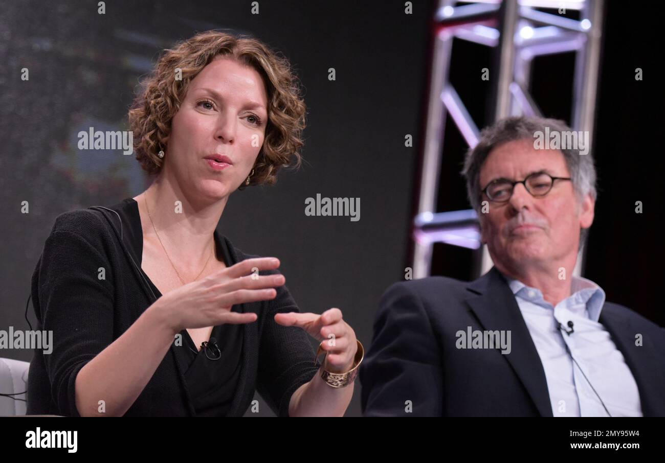 Executive Producer Raney Aronson-Rath, left, and filmmaker Michael Kirk ...