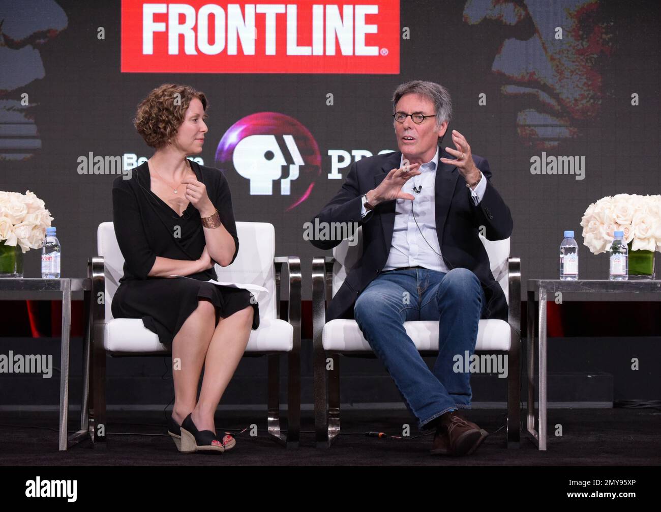 Executive Producer Raney Aronson-Rath, left, and filmmaker Michael Kirk ...