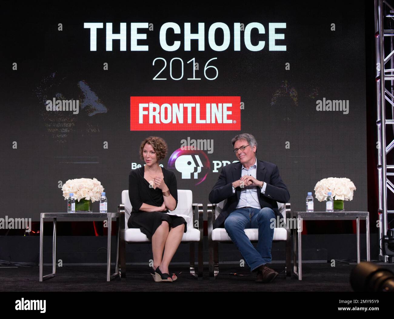 Executive Producer Raney Aronson-Rath, left, and filmmaker Michael Kirk ...